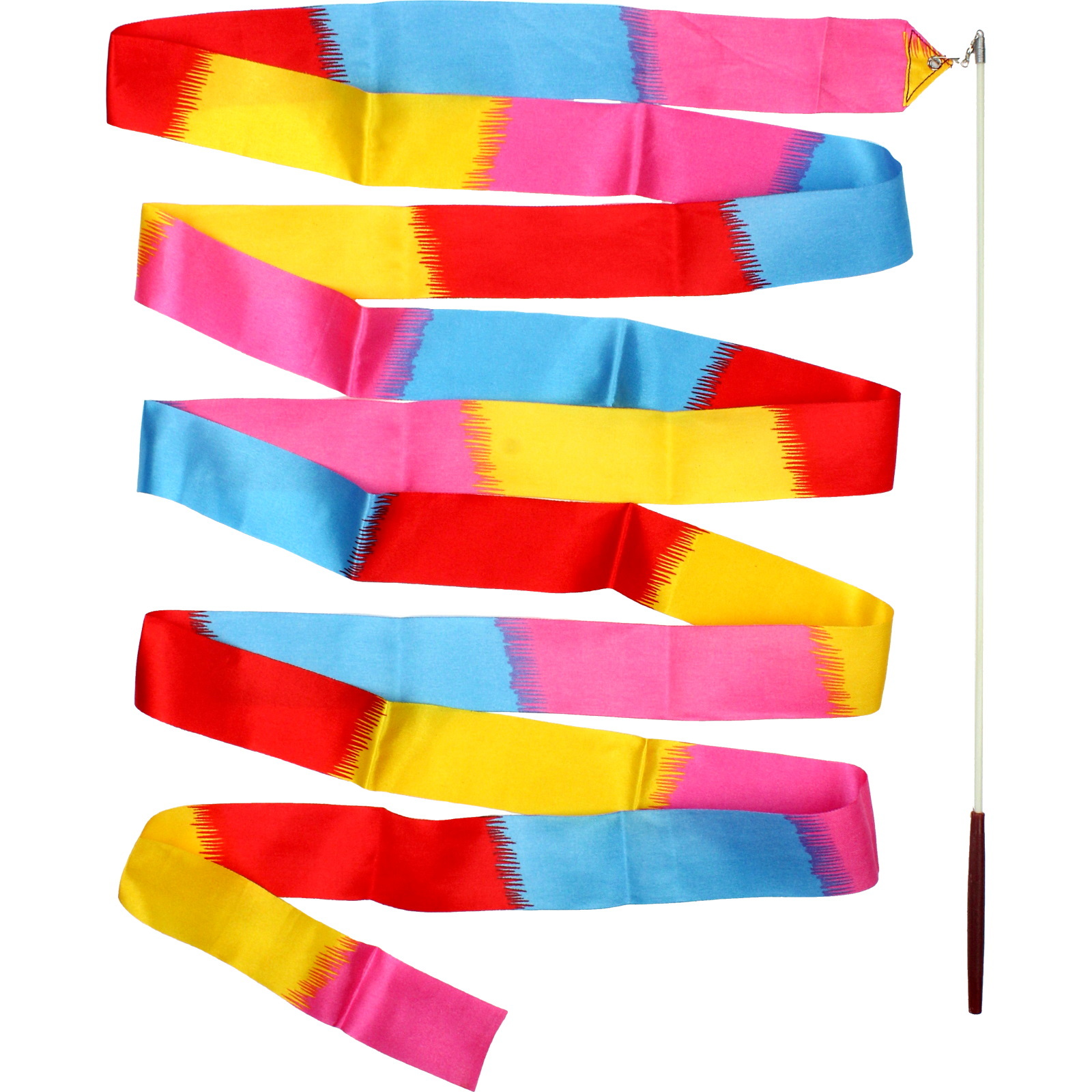Rainbow Block Gymnastics Ribbon - Discount Party Supplies