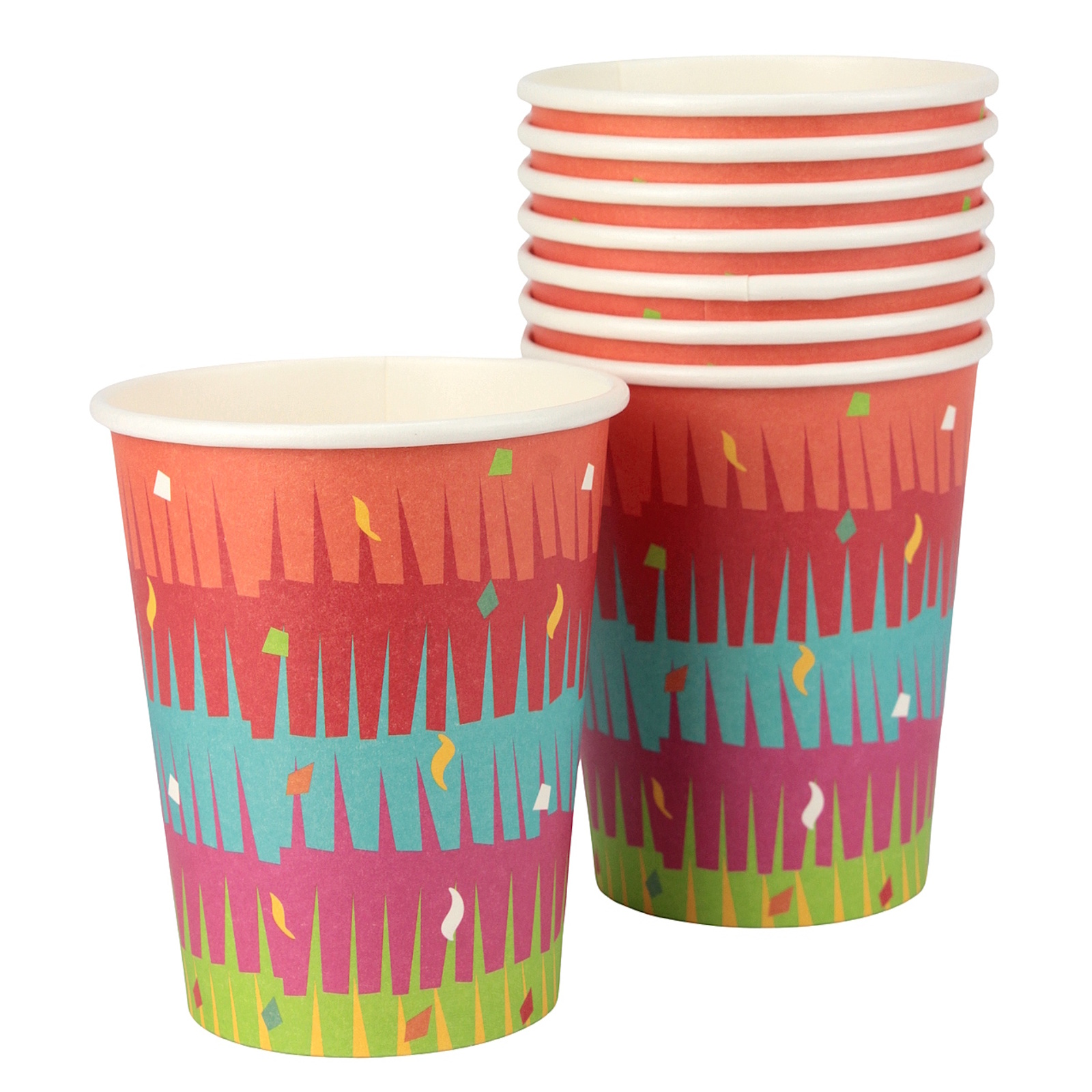 Let's Taco Bout It Paper Cups (Pack of 8) - Discount Party Supplies