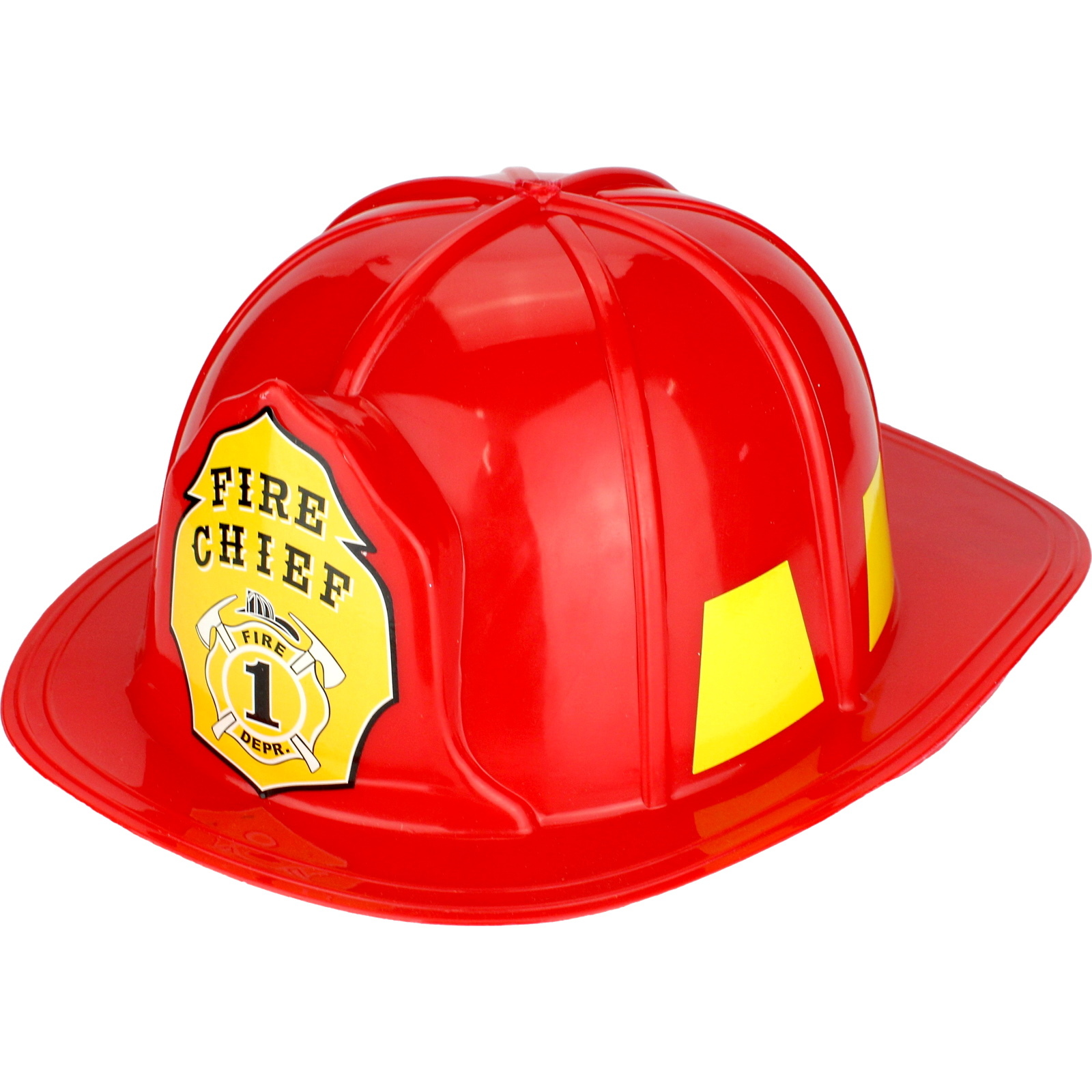 Adult Fire Chief Plastic Hat - Discount Party Supplies
