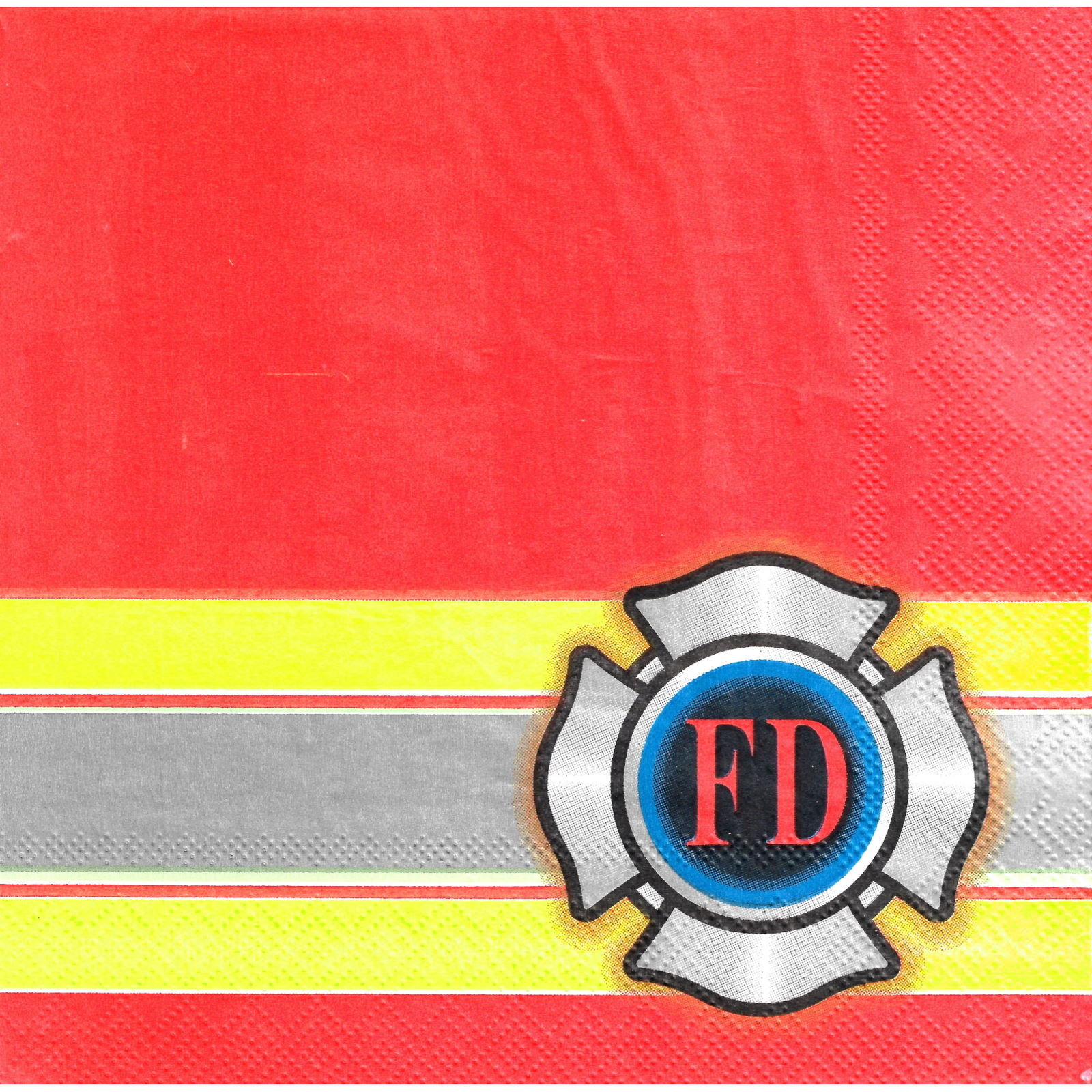 Firefighter Party Large Napkins / Serviettes (Pack of 16) - Discount ...