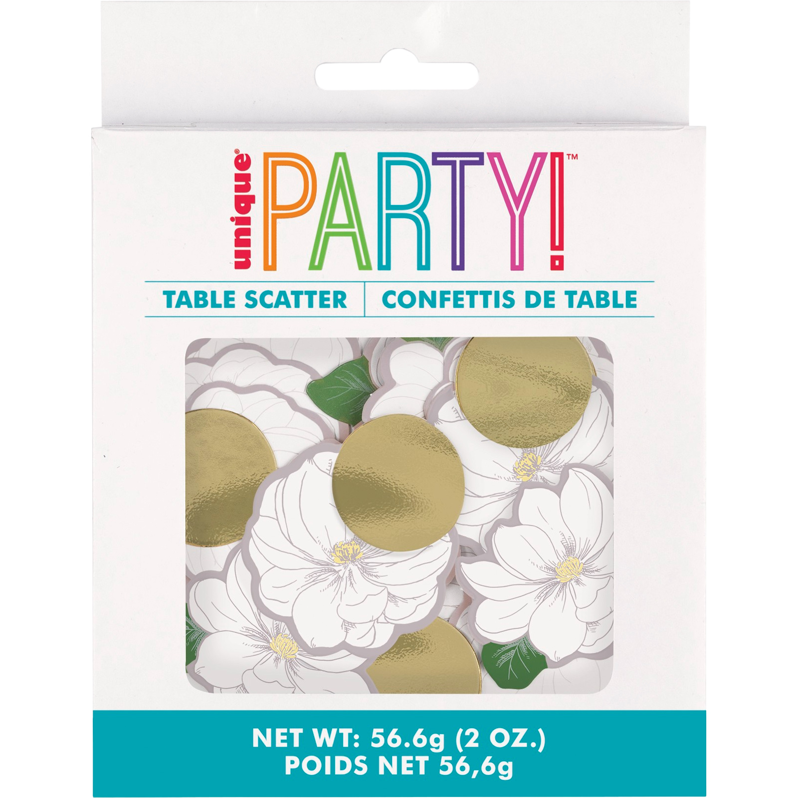Garden Party Flowers and Gold Foil Dot Confetti (56g) - Discount Party ...