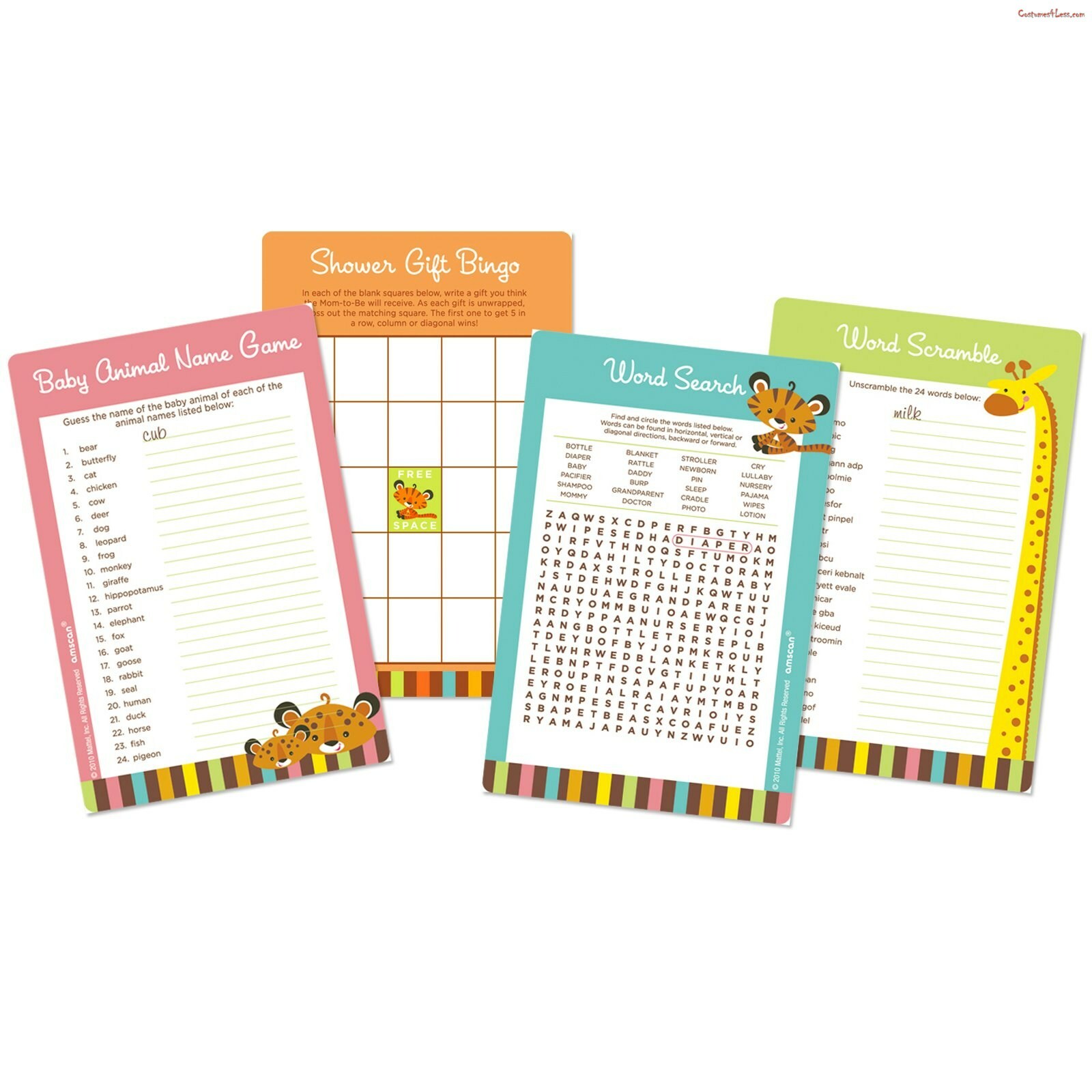 Fisher Price Baby Shower Game Kit | Fisher Price Baby | Baby Shower ...