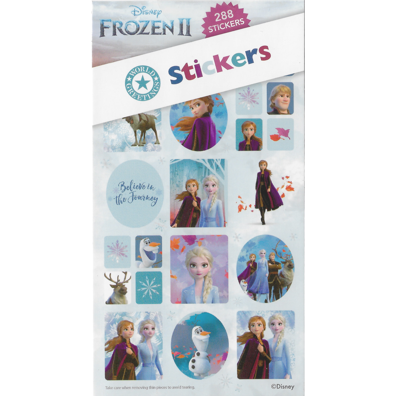 Frozen 2 Sticker Book (12 Sheets) | Frozen | Girls Birthday Party ...