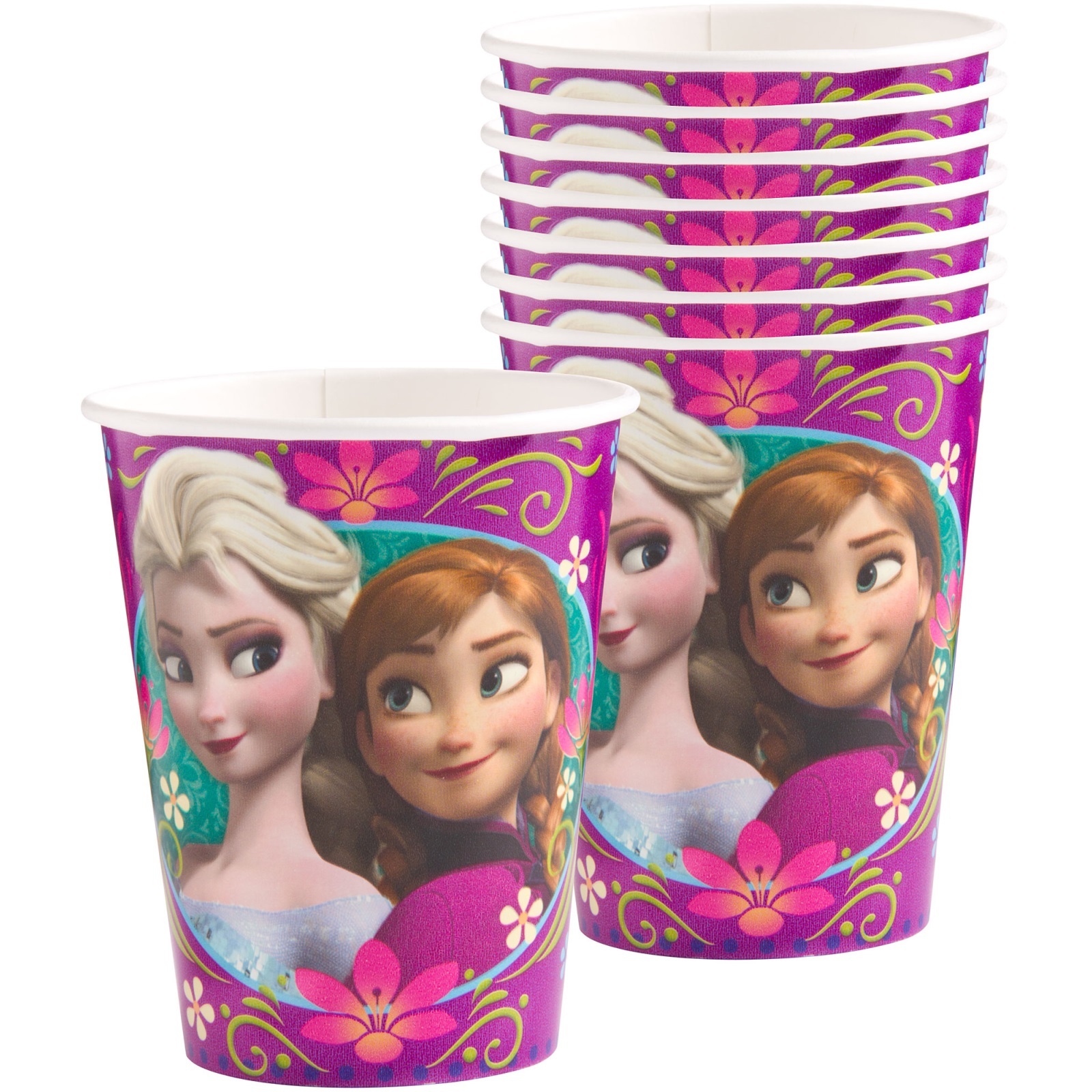 Frozen Paper Cups (Pack of 8) - Discount Party Supplies