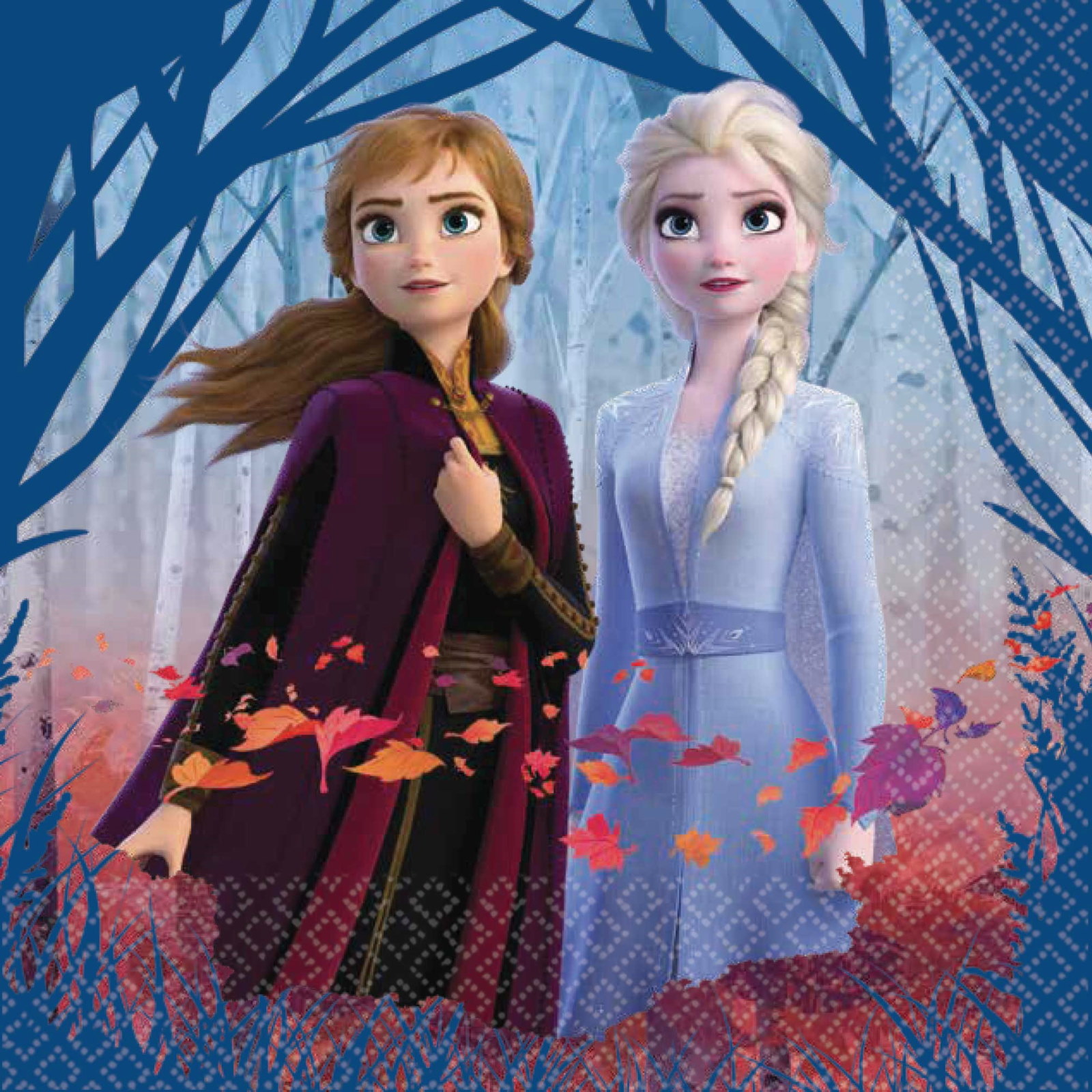 Frozen 2 Large Napkins / Serviettes (Pack of 16) - Discount Party Supplies