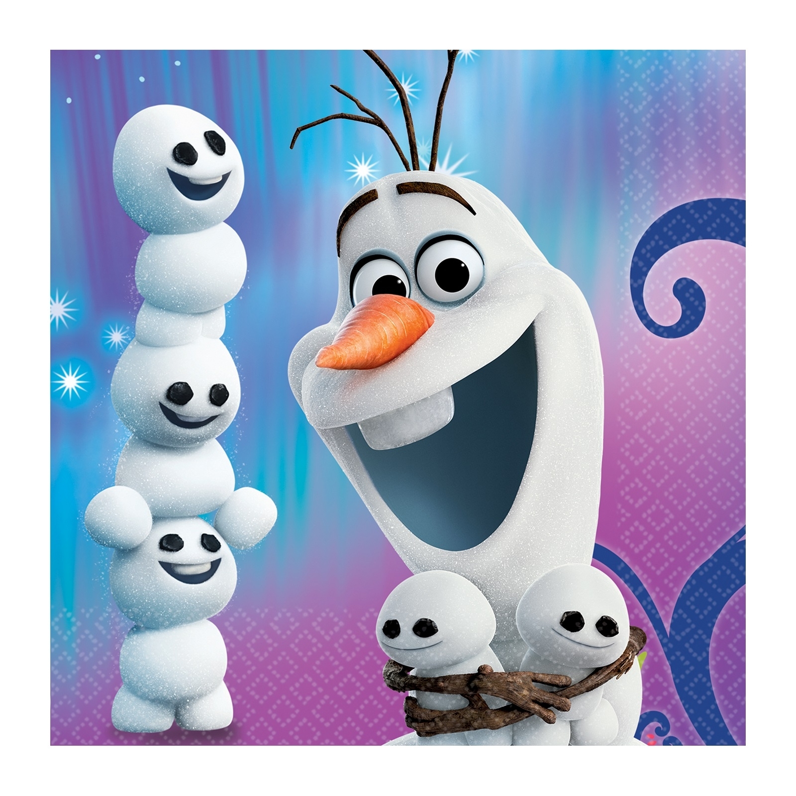 Frozen Magic Small Napkins / Serviettes (Pack of 16) - Discount Party ...
