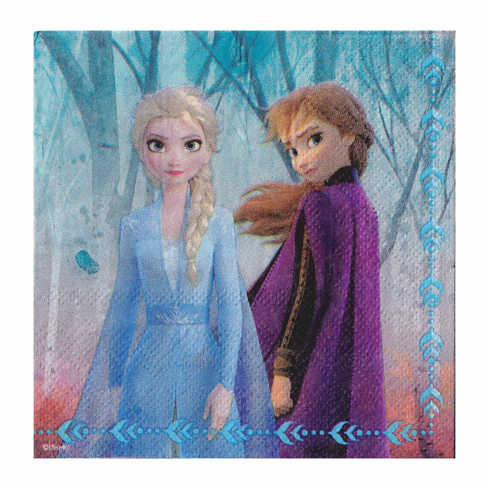 Frozen 2 Small Napkins / Serviettes (Pack of 16) - Discount Party Supplies