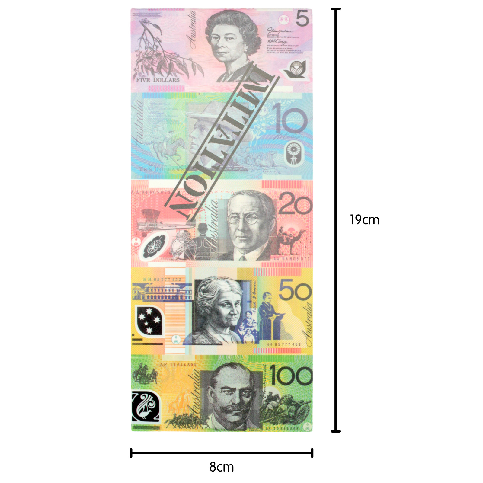 Australian Mixed Paper Play Money (50 Sheets) | 20's Gatsby & Gangster ...