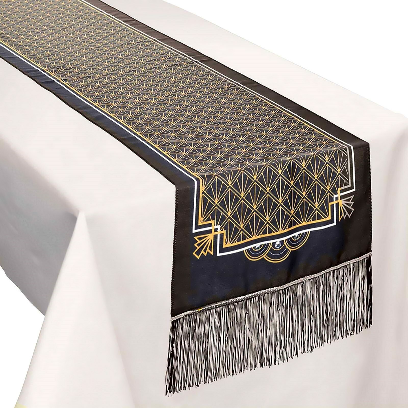 Glitz & Glam Fabric Table Runner - Discount Party Supplies
