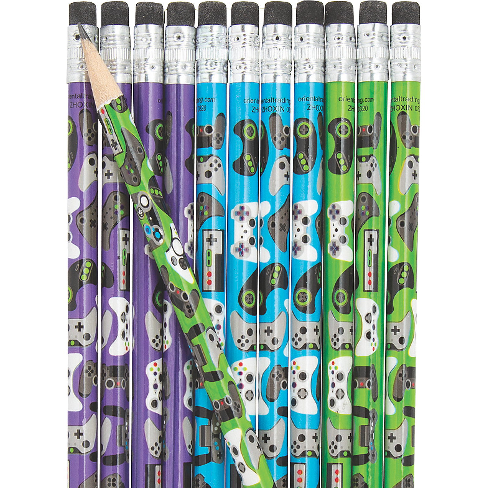 Gamer Pencils (Pack of 24) - Discount Party Supplies