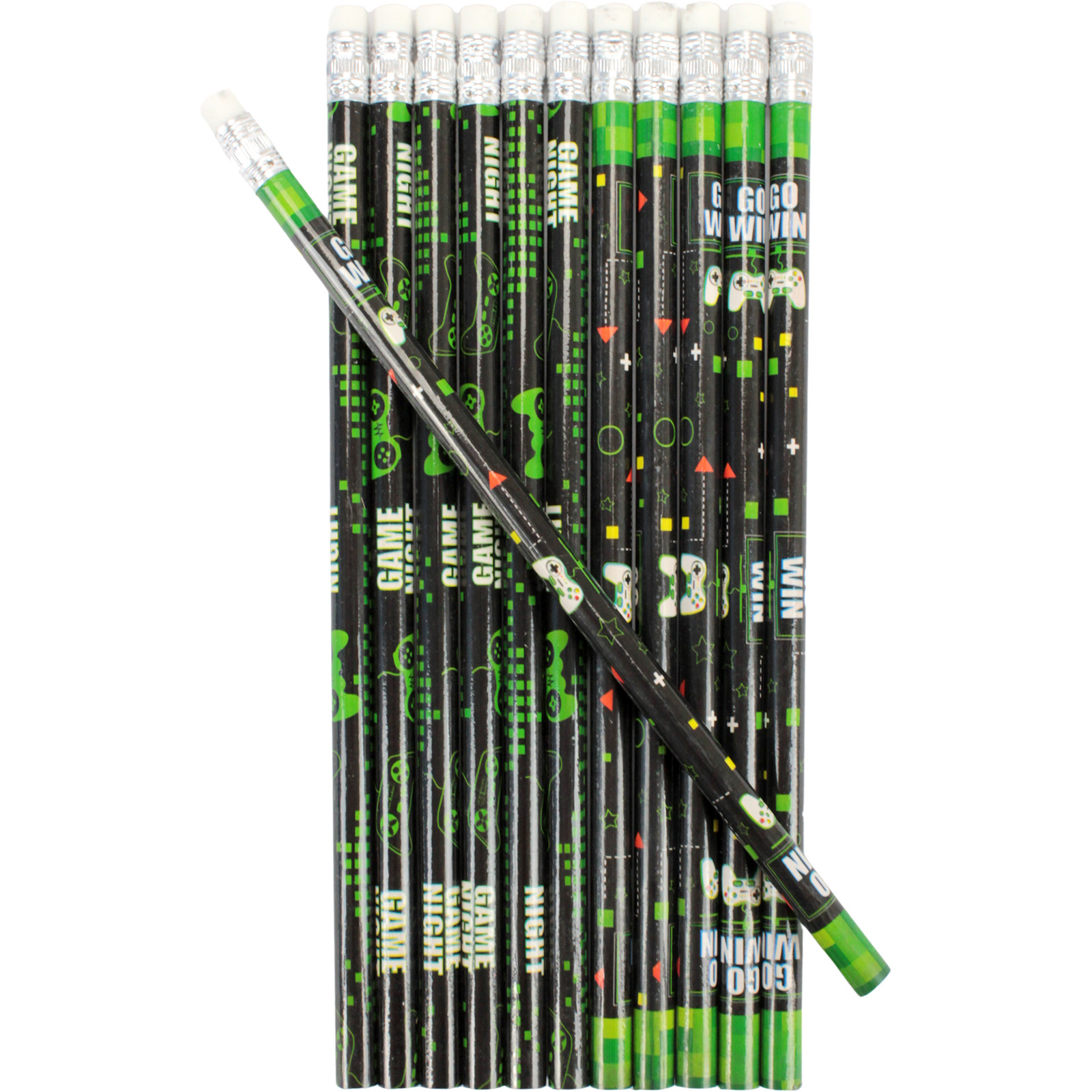 Game Over Pencils (Pack of 12) - Discount Party Supplies