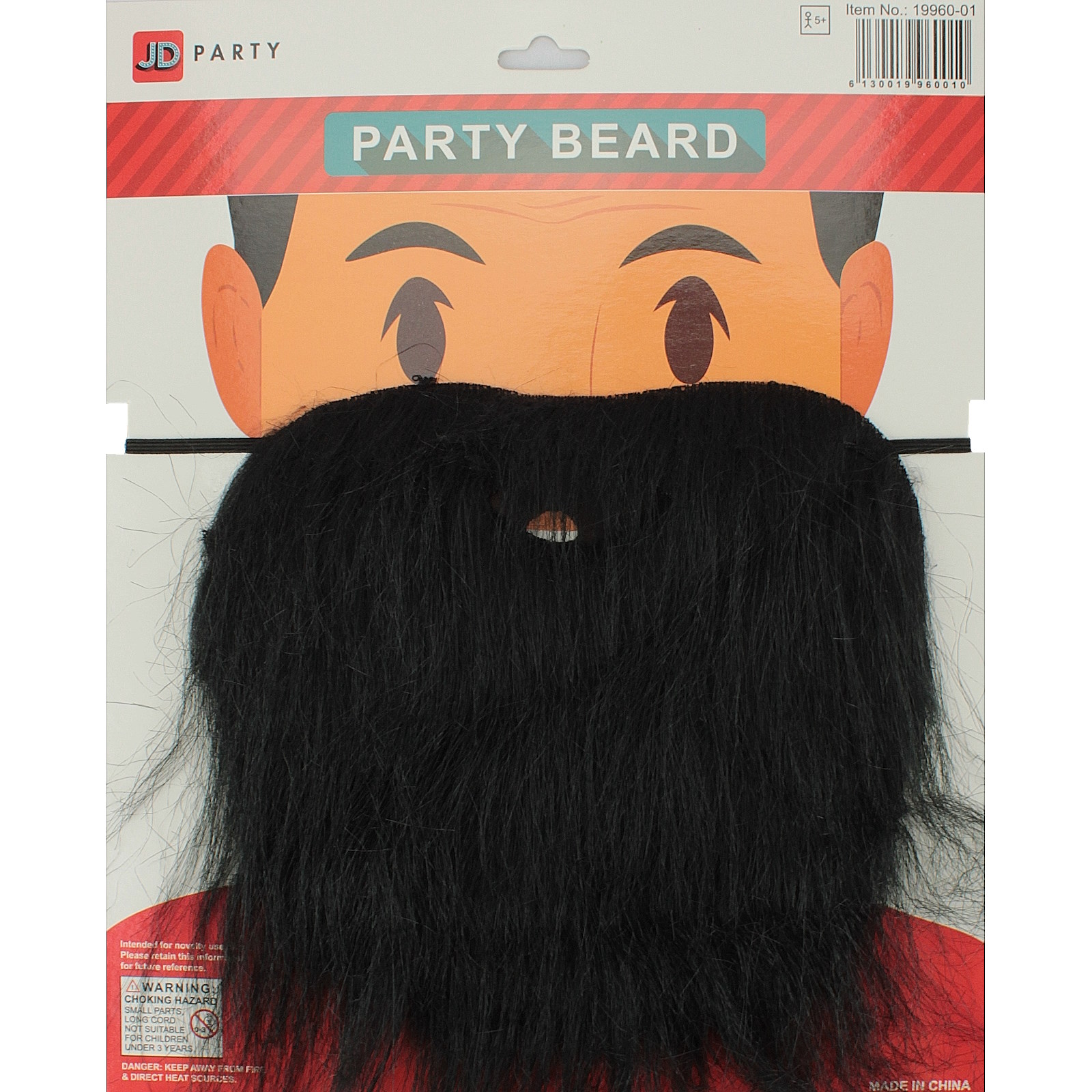 Black Party Beard | Wigs & Facial Hair | Costumes & Accessories ...