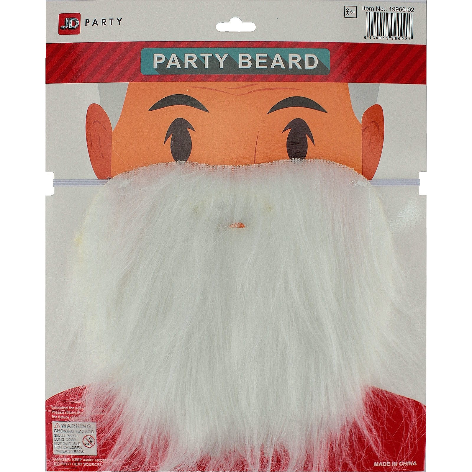 White Party Beard | Wigs & Facial Hair | Costumes & Accessories ...