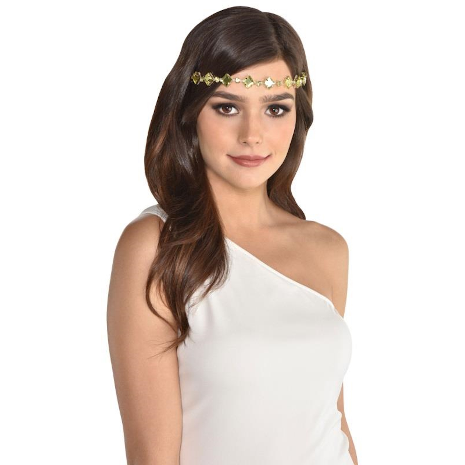 Goddess Gold Bejeweled Headband Adult Costume Accessory - Discount ...