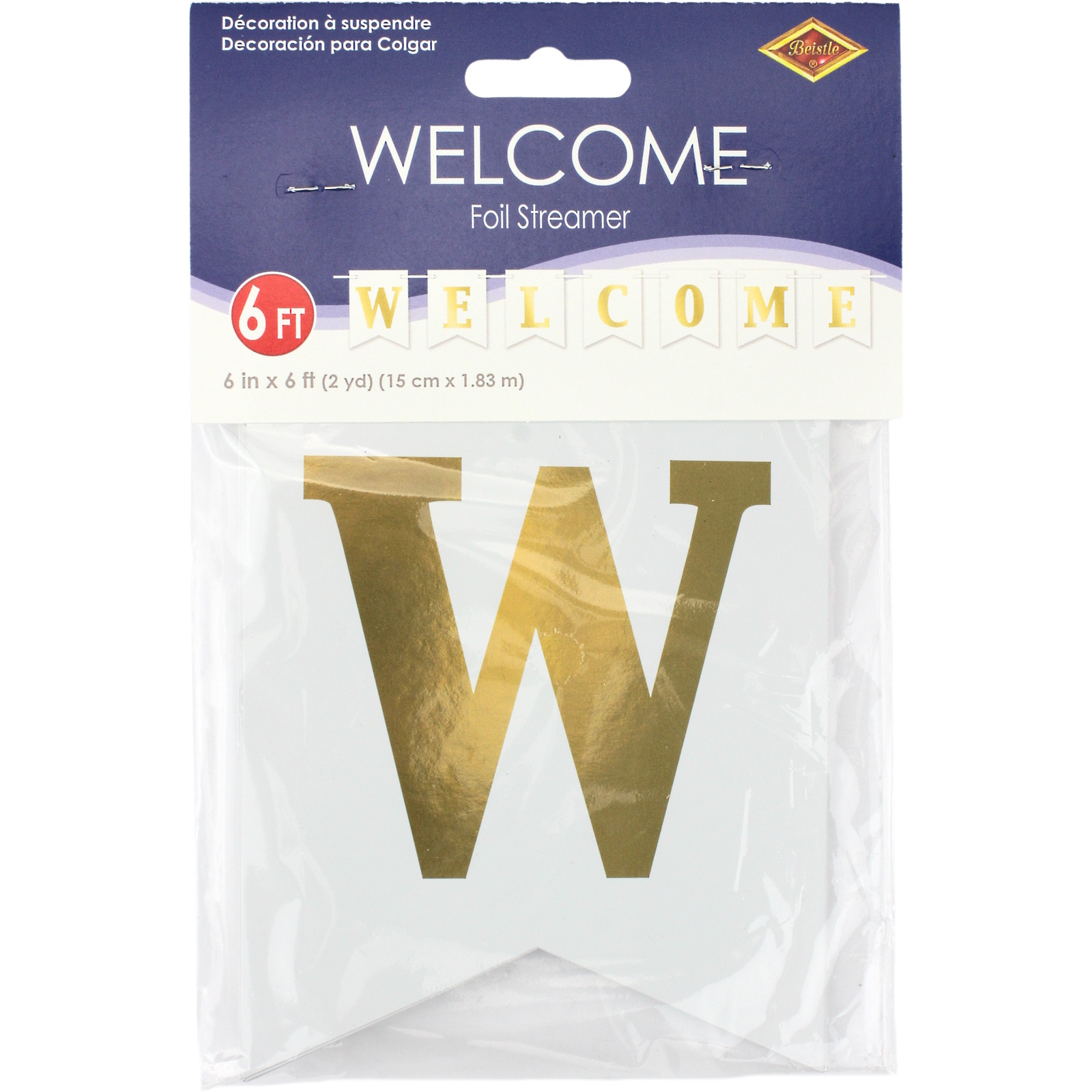 Gold Welcome Pennant Banner | Goodbye & Good Luck | Occasion & Event ...