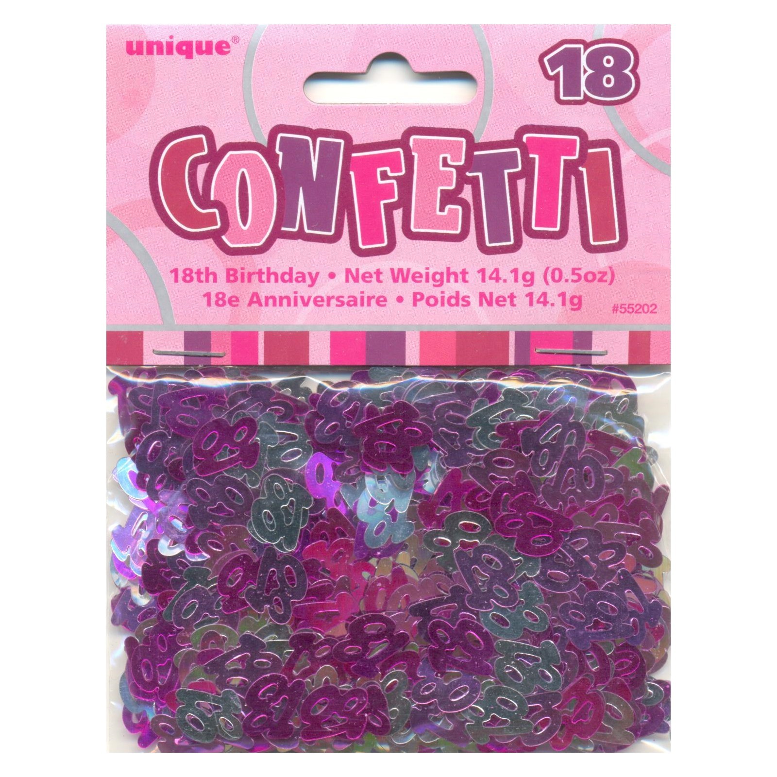 Glitz Pink 18th Birthday Confetti/Table Scatters - Discount Party Supplies