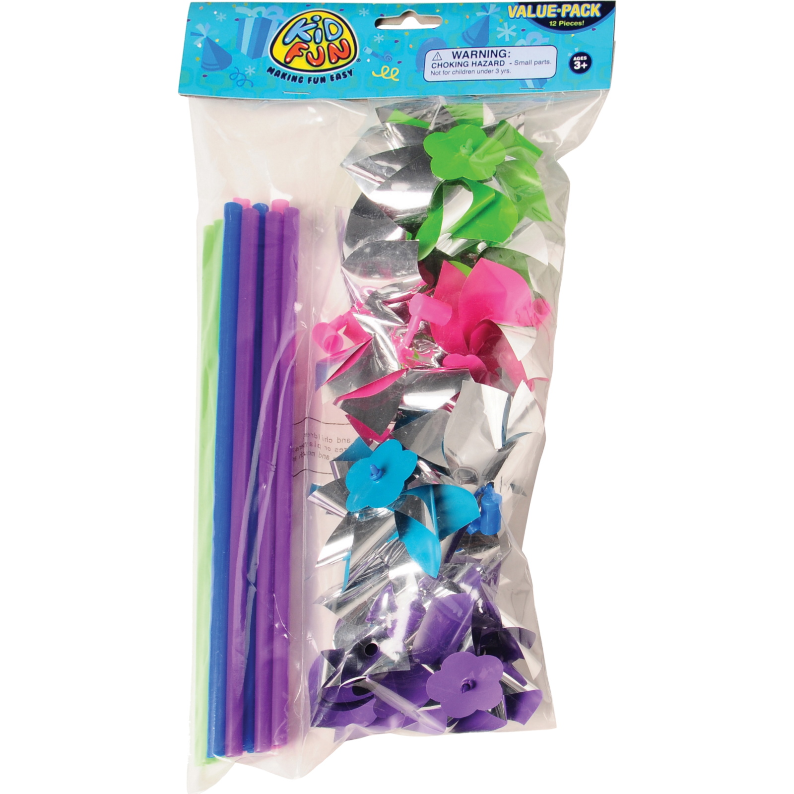 Assorted Bright Pinwheels (Pack of 12) | Discount Party Supplies ...