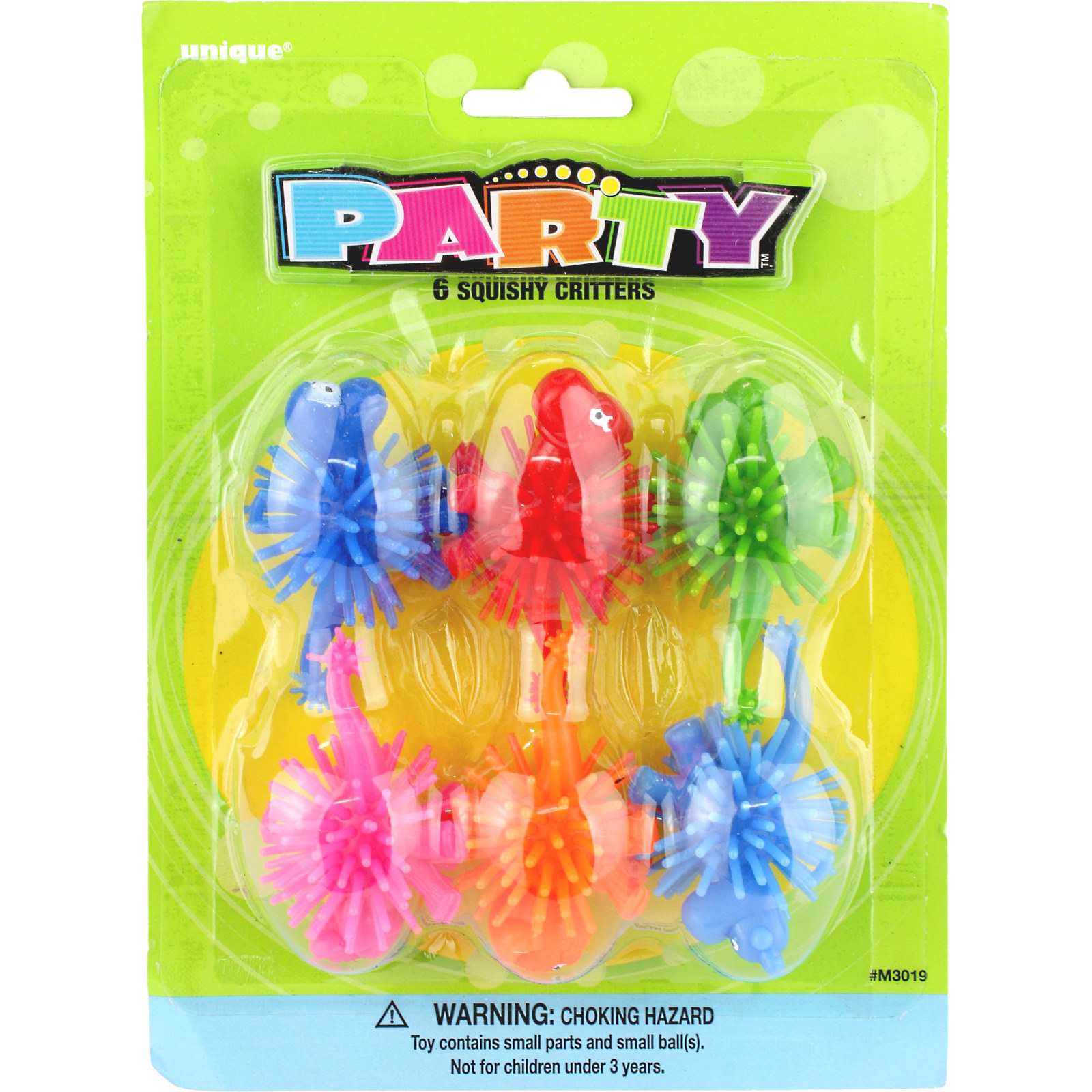Squishy Critters Assorted Colours (Pack of 6) | Discount Party Supplies ...