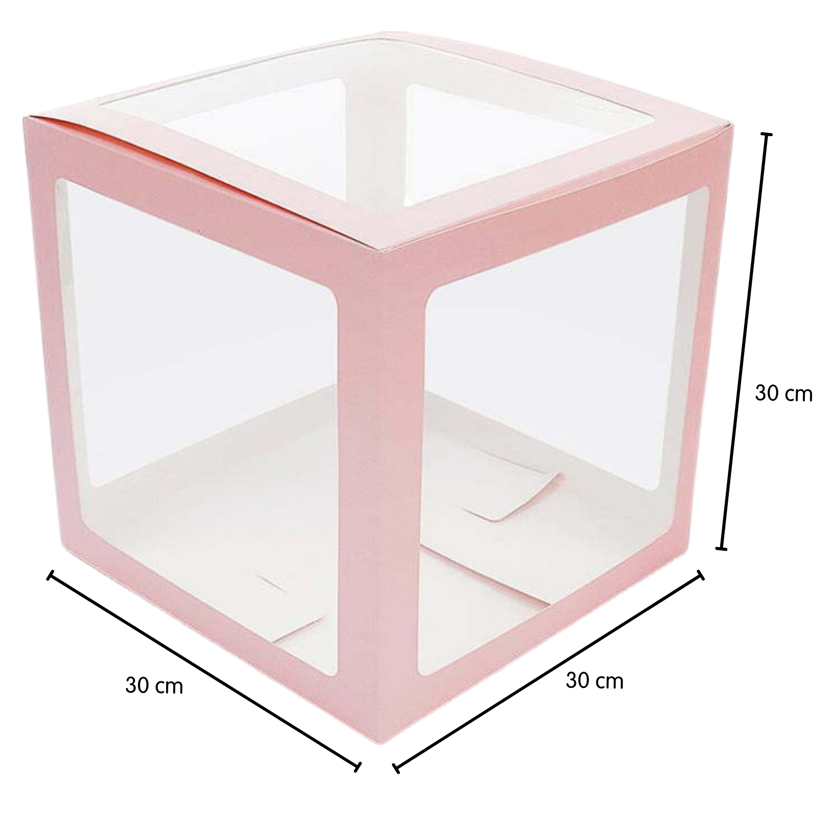 Light Pink Balloon Box (30cm) | Discount Party Supplies - Discount ...