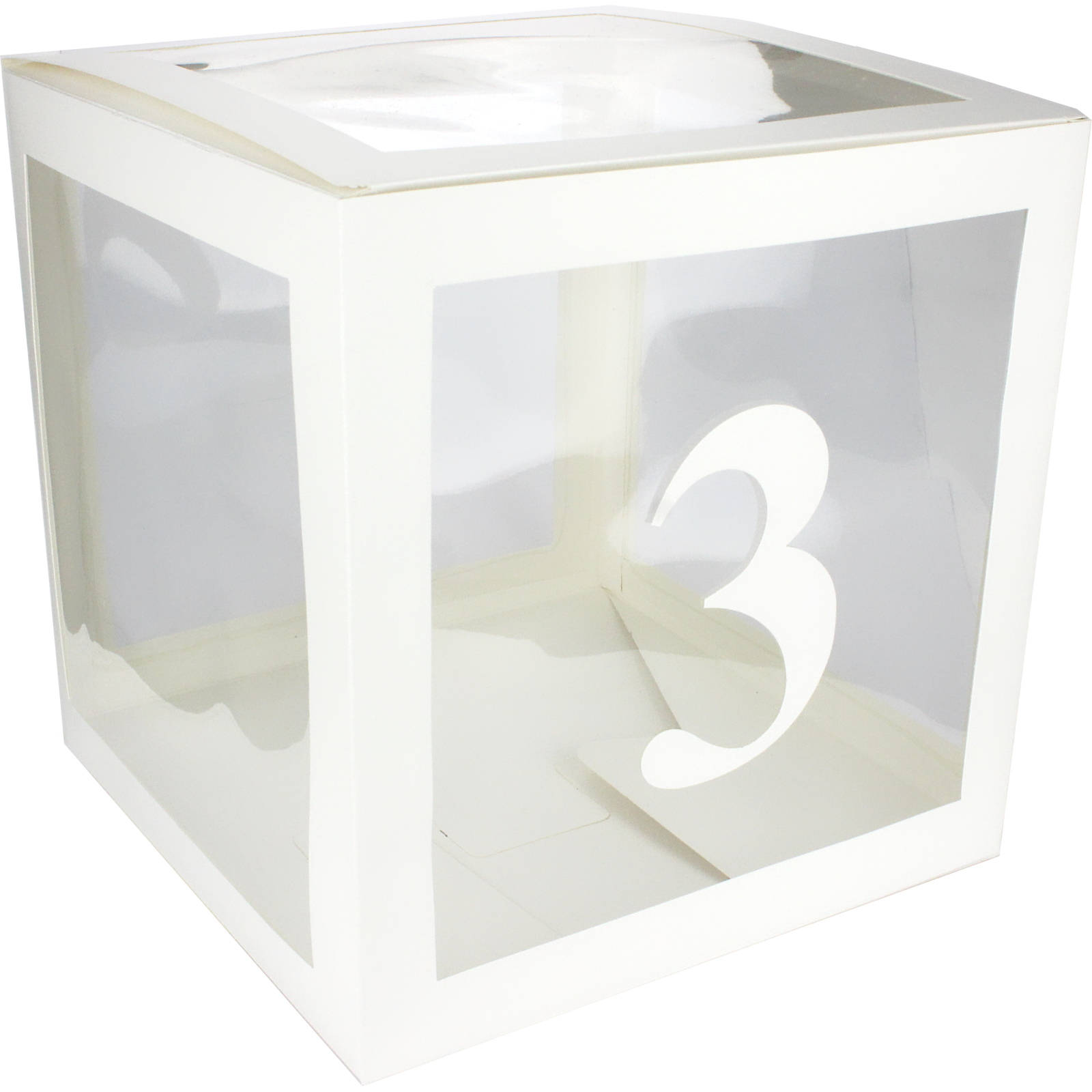 Balloon Box Number 3 (30cm) - Discount Party Supplies