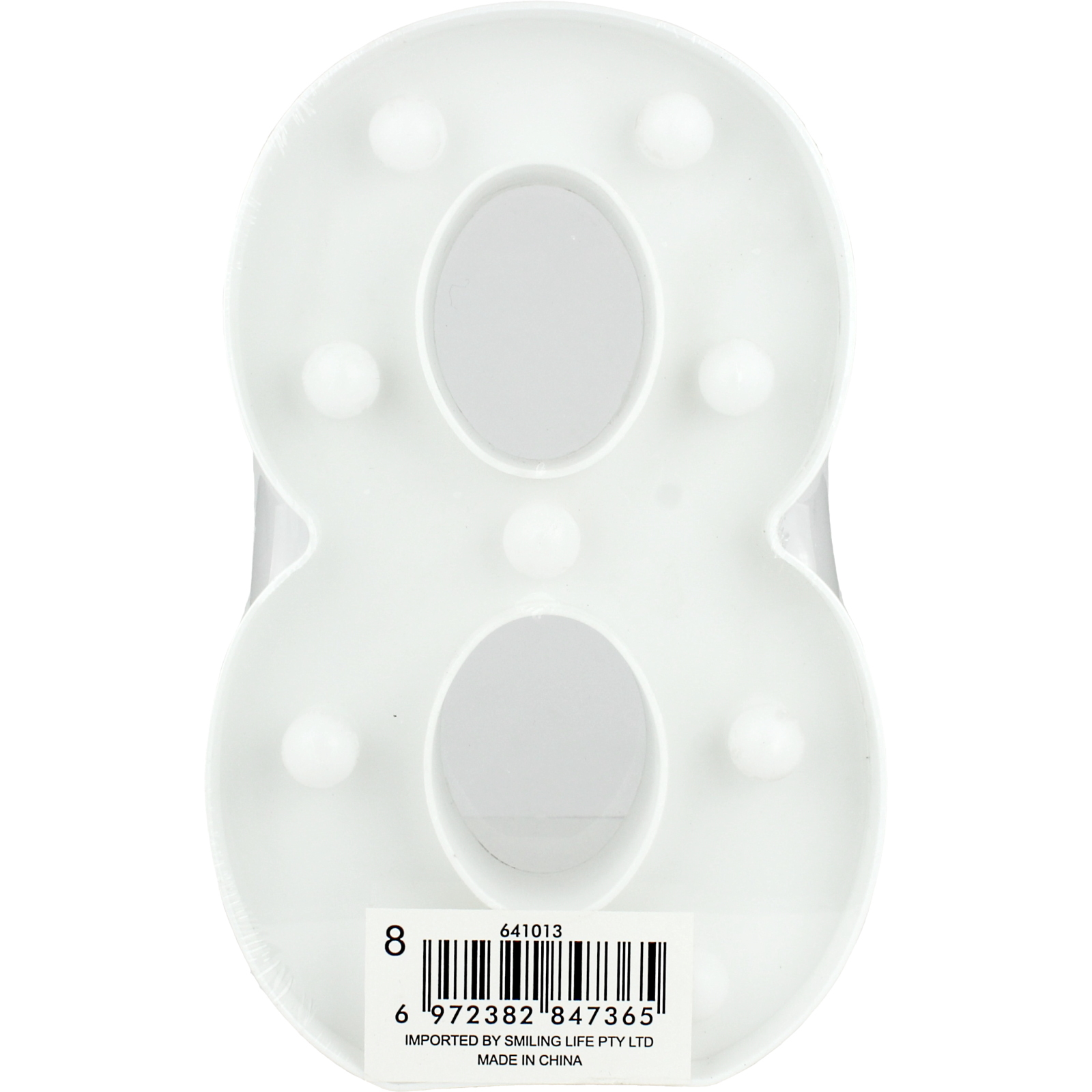 LED Light Up Number 8 White | Lighting | Party Food and Decor Supplies ...