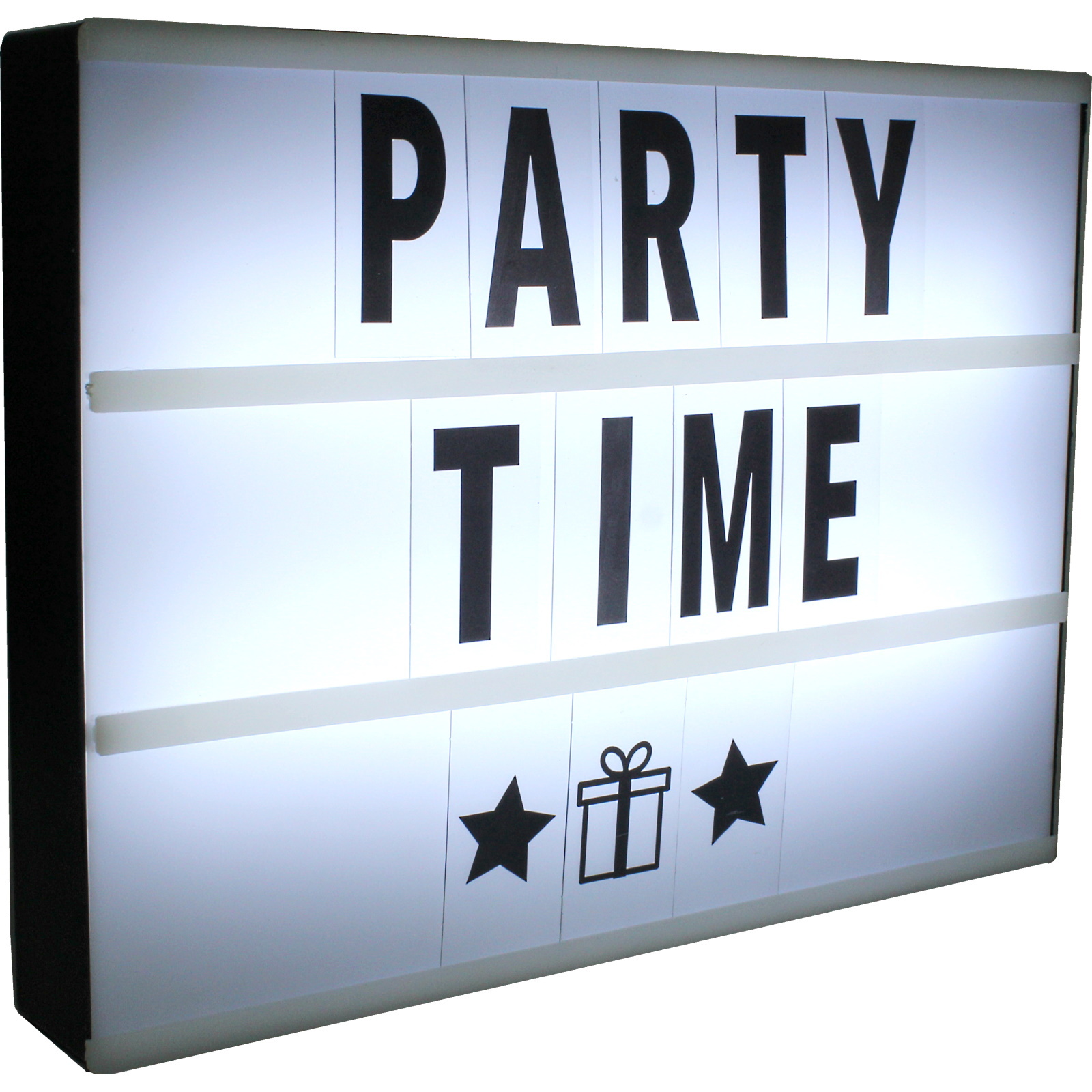 LED Lightbox with Coloured Letters, Numbers & Symbols | Lighting ...