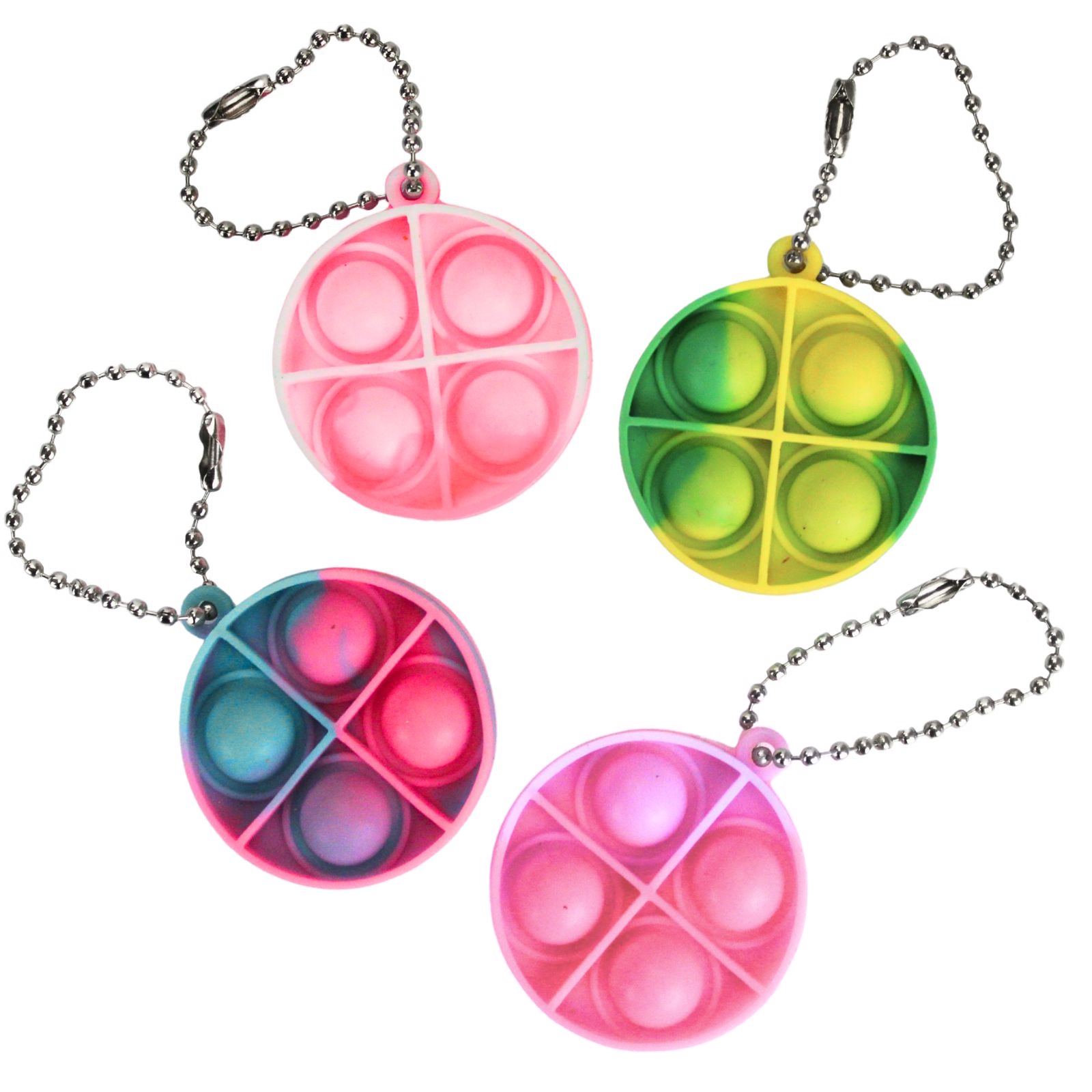 Pop It Keyrings (Pack of 4) - Discount Party Supplies