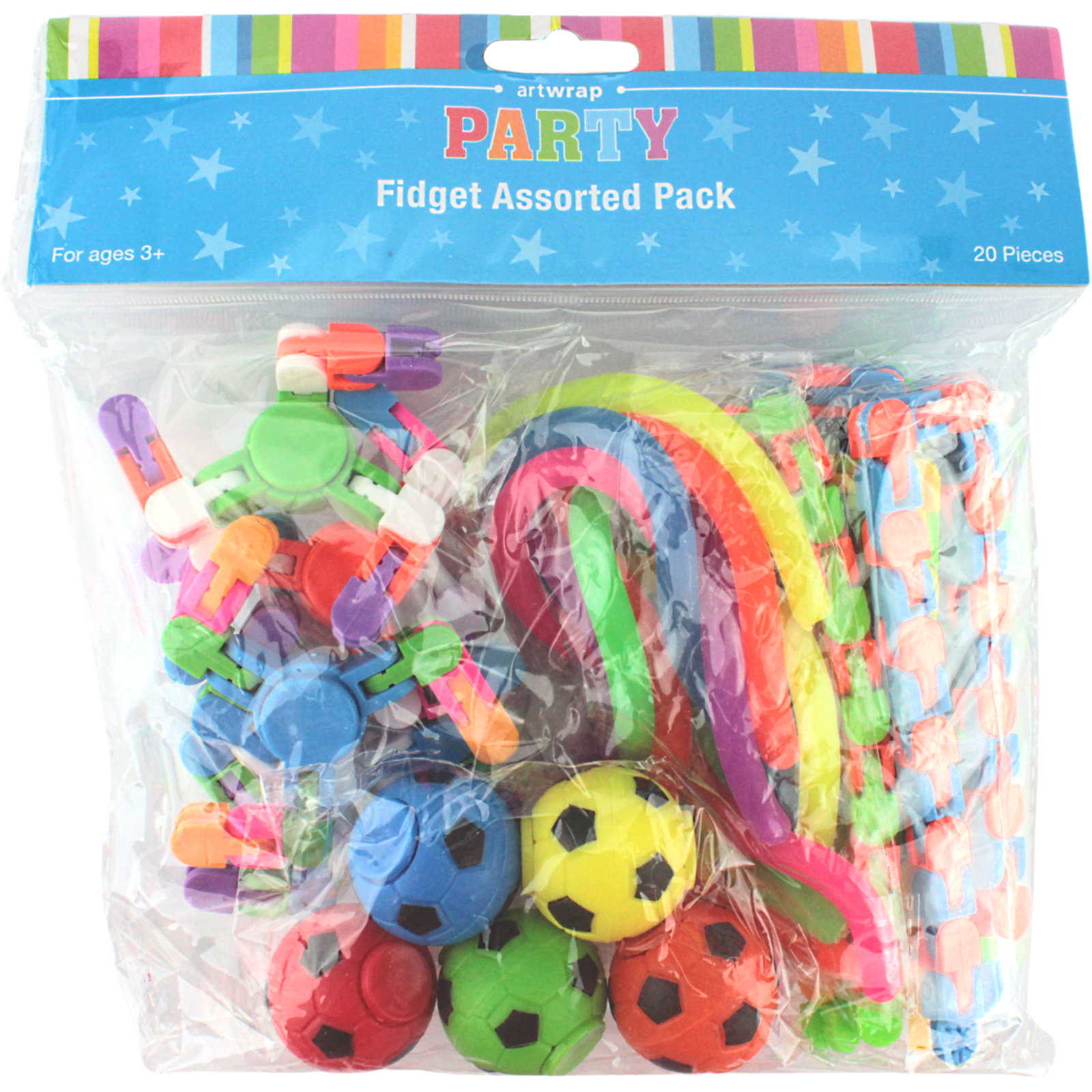 Assorted Fidget Value Favour Pack (20 Pieces) | Discount Party Supplies ...