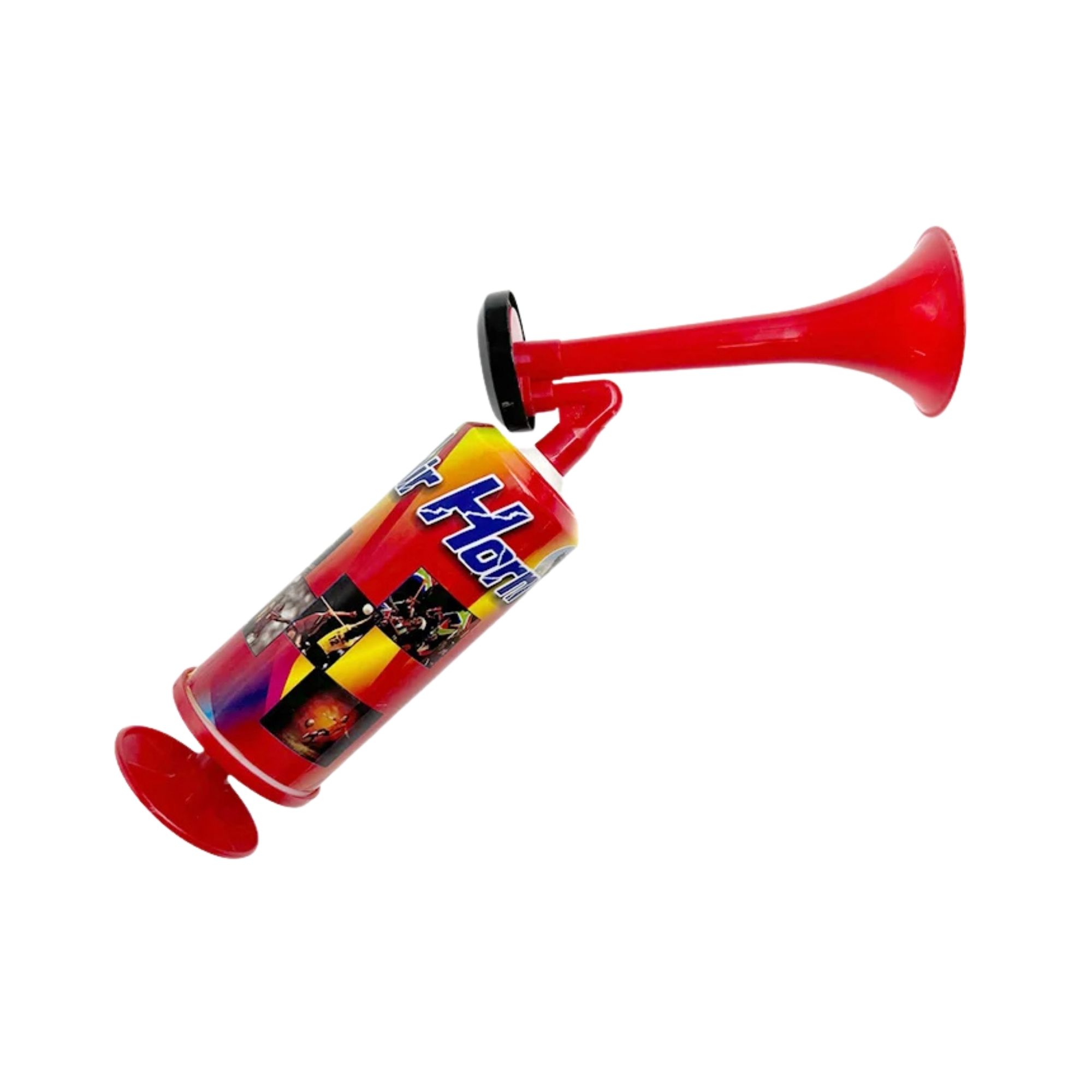 Handheld Large Pump Action Air Horn - Discount Party Supplies