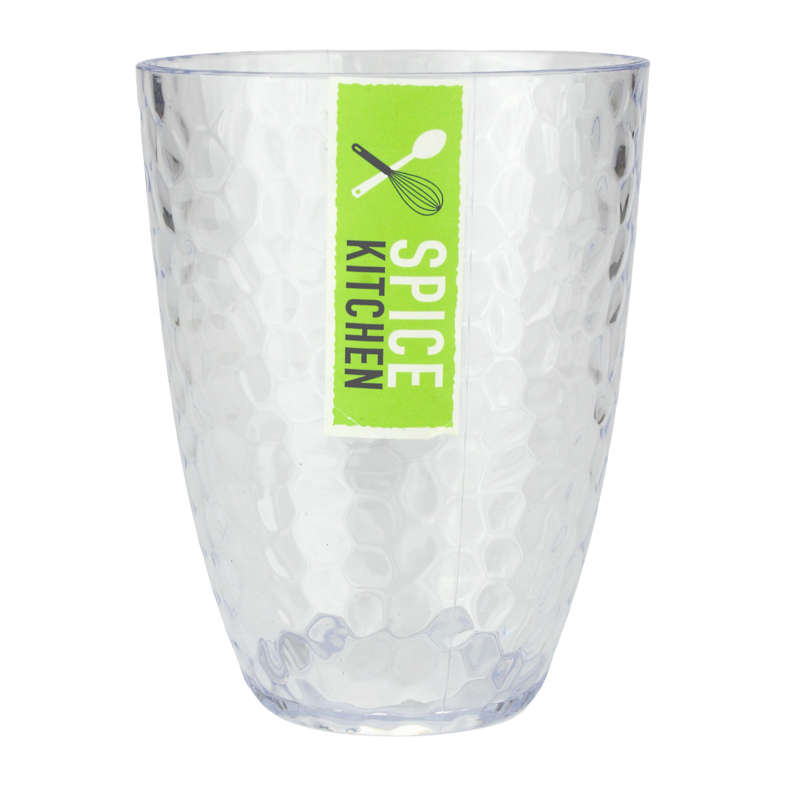 Clear Plastic Ripple Cup 350ml - Discount Party Supplies