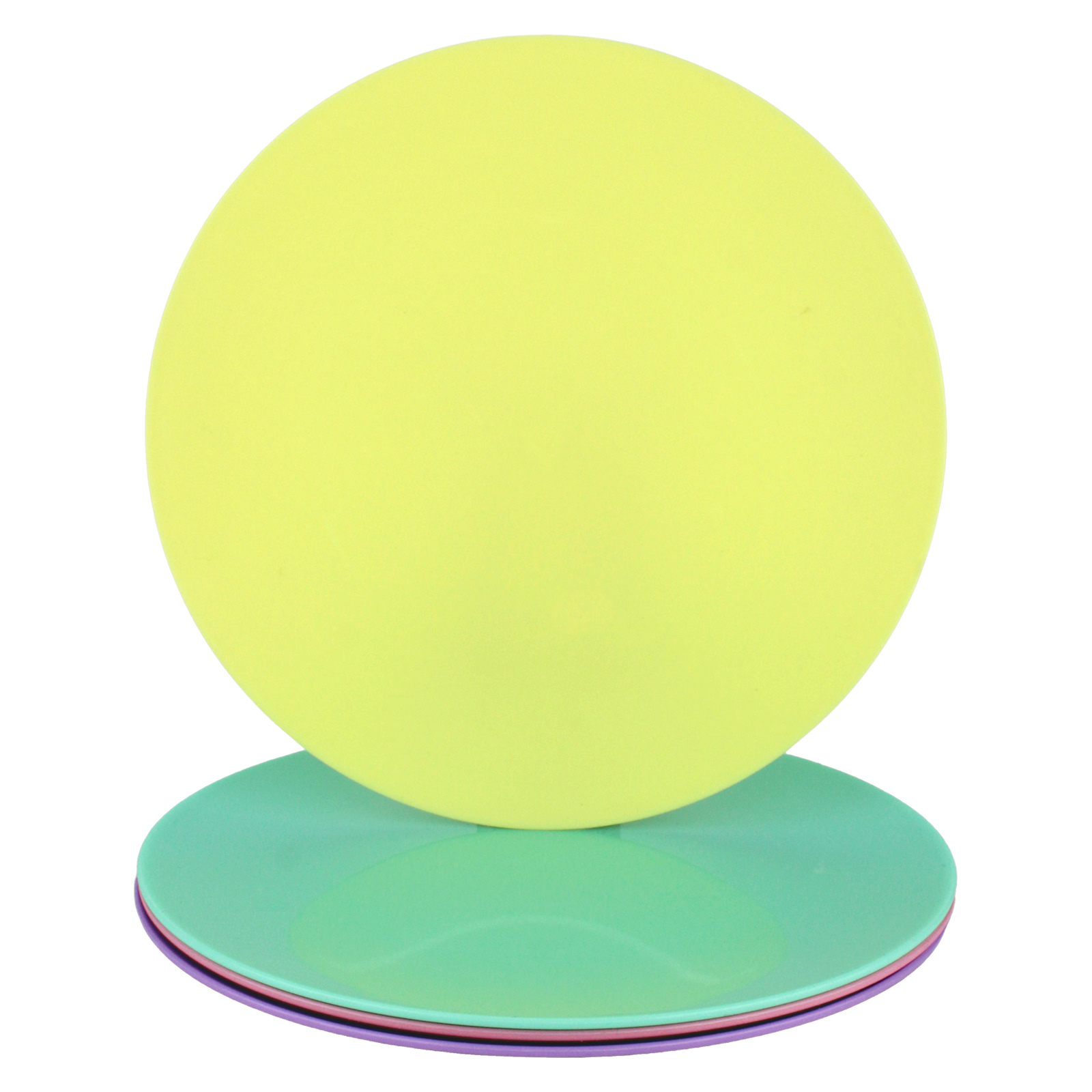 Summer Sorbet Reusable Plastic Large Plates Pack of 4 - Discount Party ...