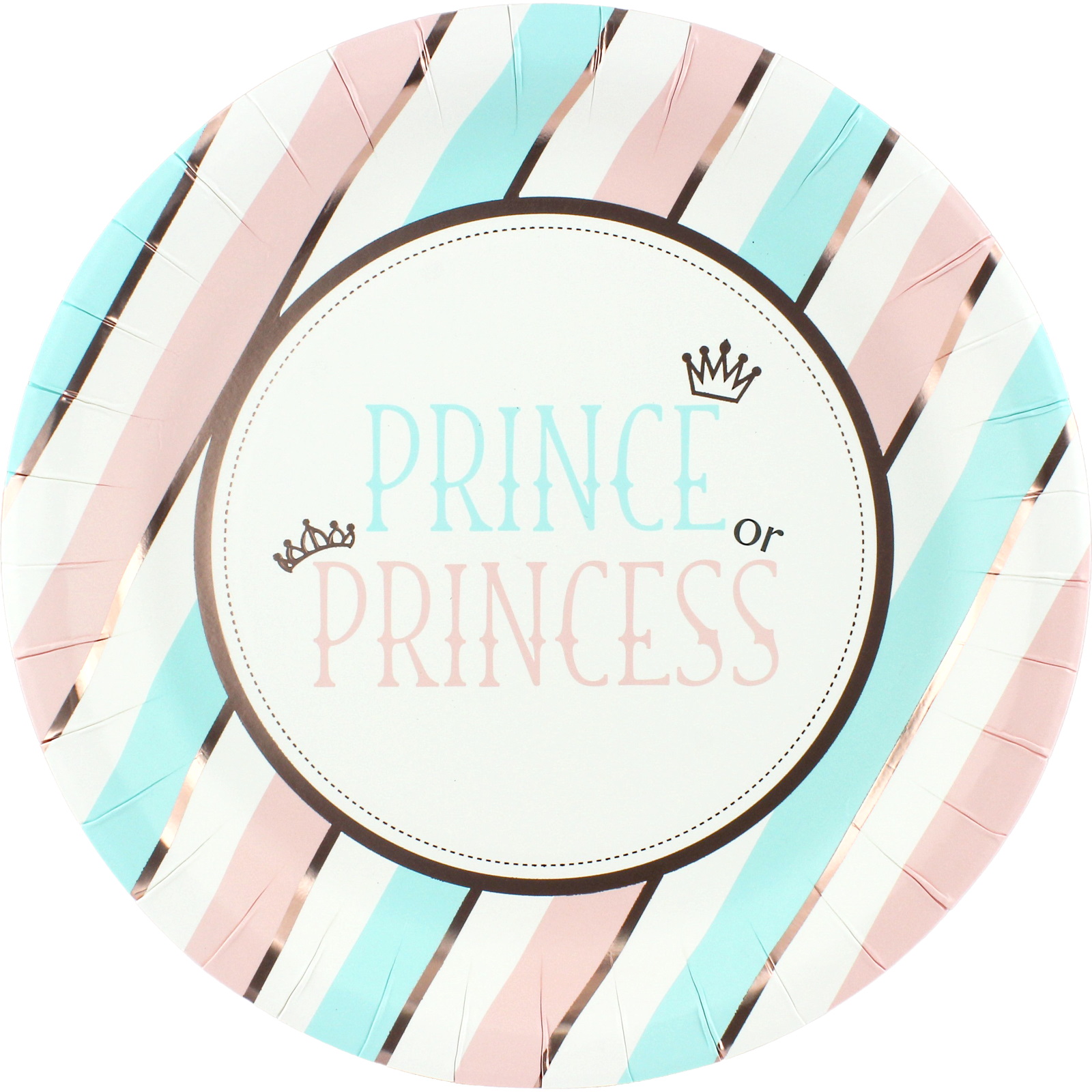 Prince or Princess Large Paper Plates (Pack of 12) - Discount Party ...