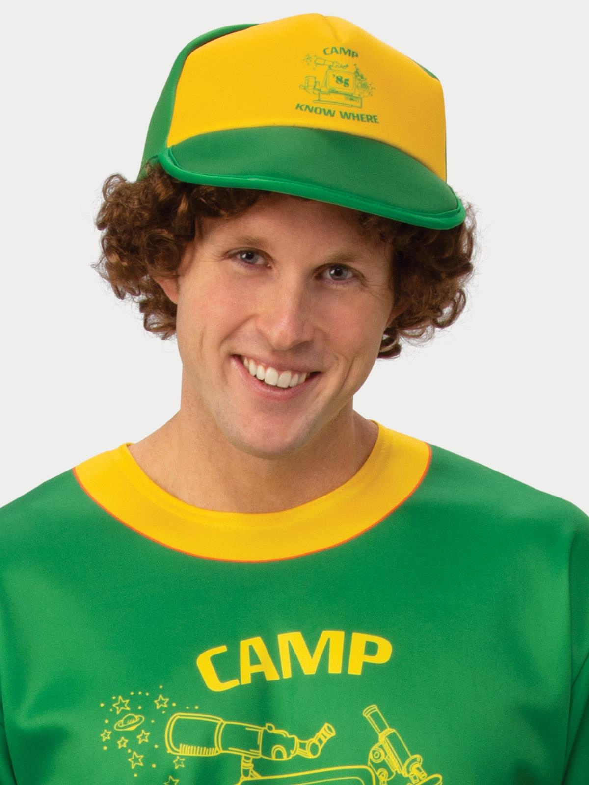 Stranger Things Dustin Camp Know Where Adult Costume | Halloween Adult ...