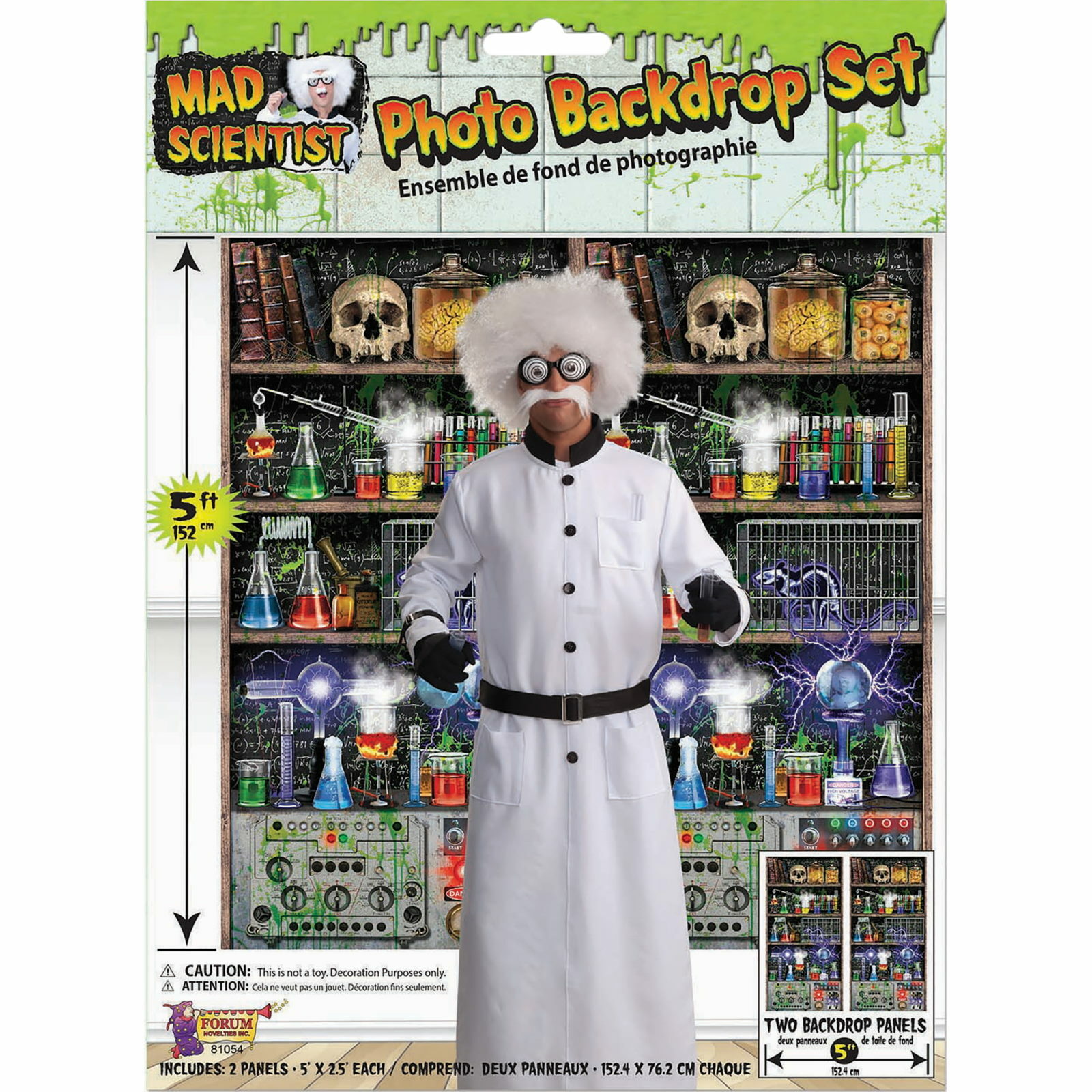 Mad Scientist Wall Decorating Kit - Discount Party Supplies