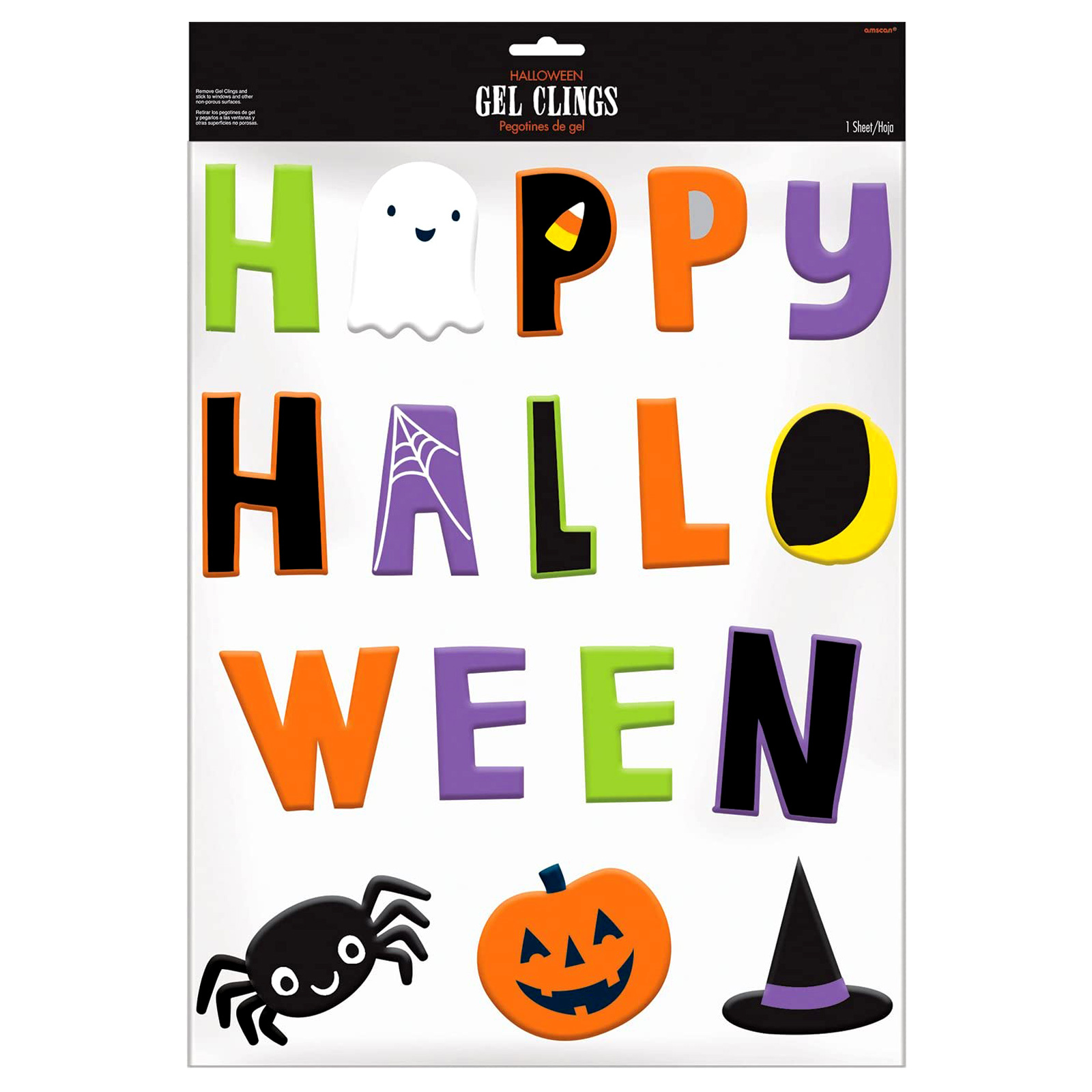 Halloween Friends Window Cling Decorations - Discount Party Supplies