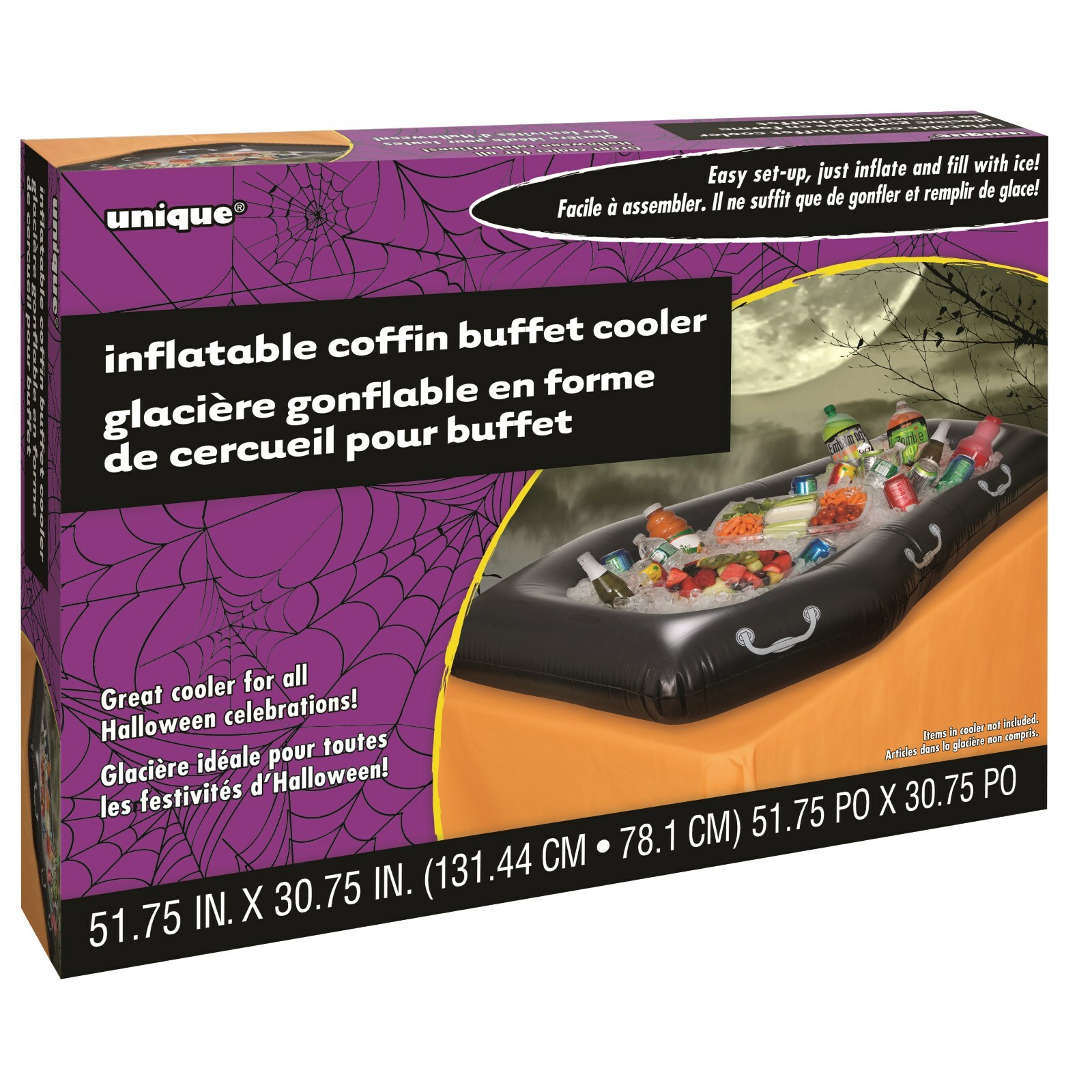 Inflatable Coffin Buffet Cooler | Halloween | Occasion and Event Party ...