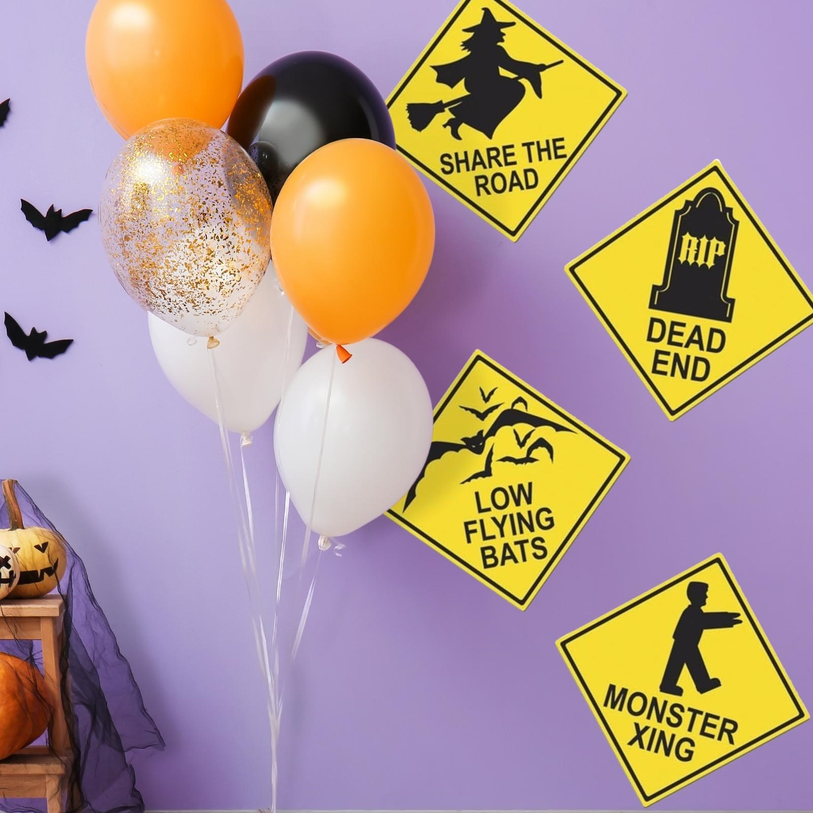 Halloween Road Signs (Pack of 4) | Discount Party Supplies - Discount ...