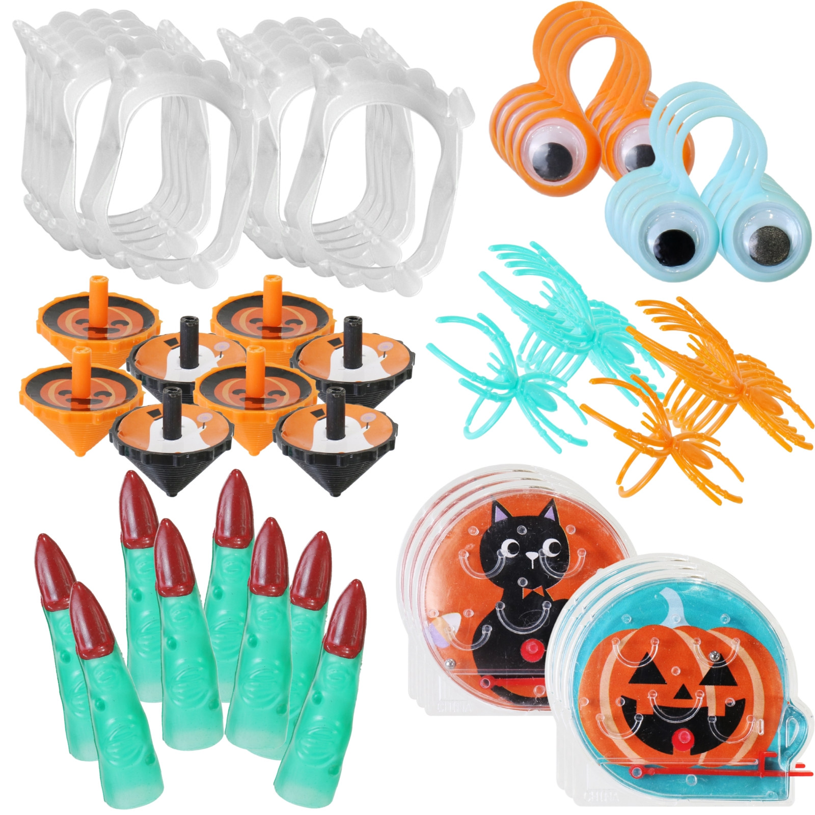 Spooktacular Mega Value Party Favour Pack (50 Pieces) - Discount Party ...
