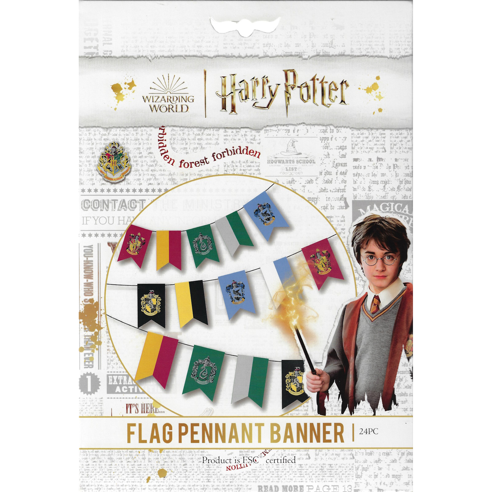 Harry Potter Flag Pennant Banner | Harry Potter | Boys and Girls ...
