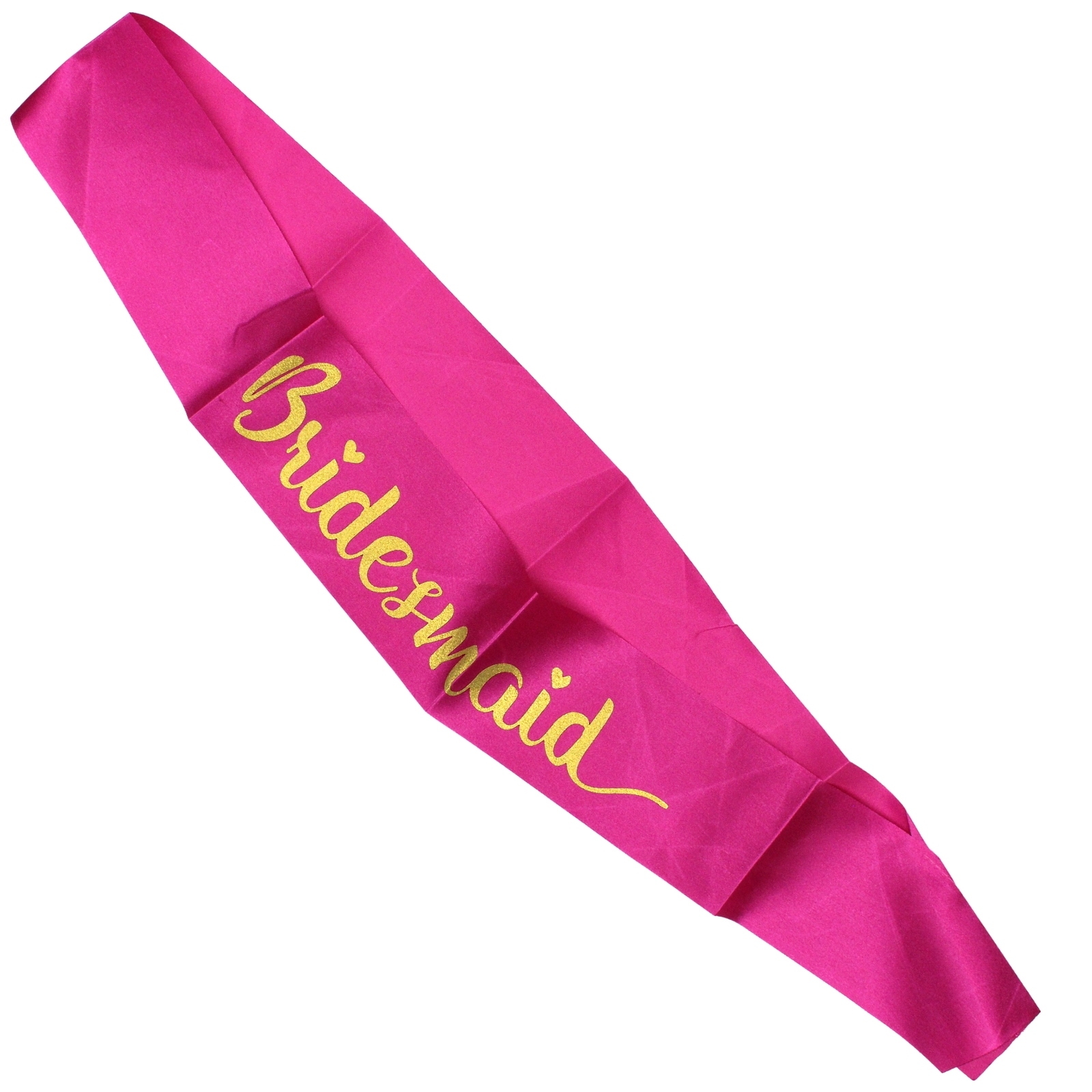 Bridesmaid Hot Pink Satin Sash | Hens & Bucks Party Supplies | Occasion ...