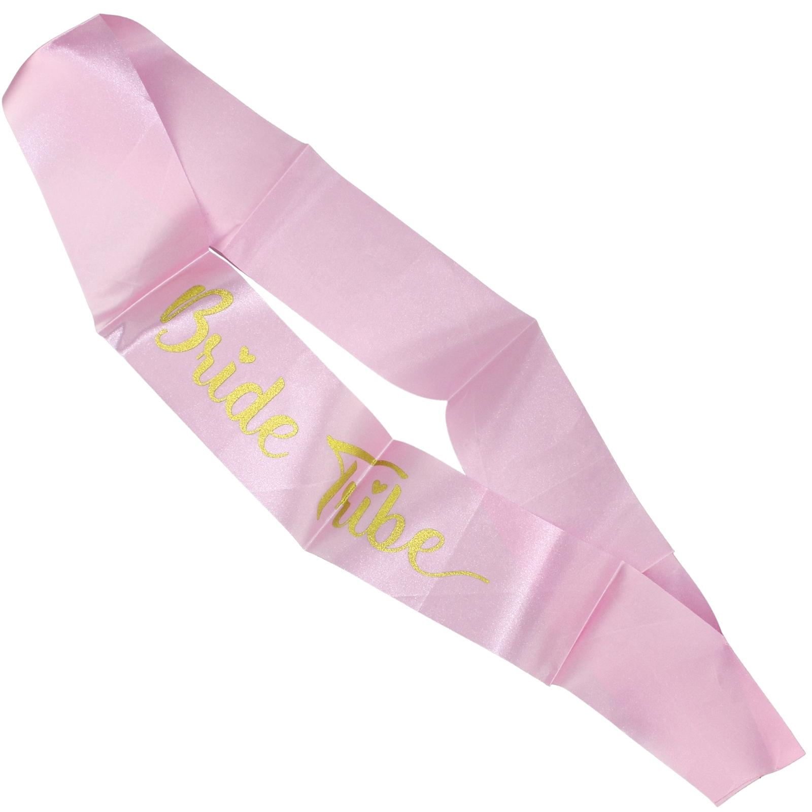 Team Bride to Be White & Rose Gold Satin Sash | Bridal Shower & Hen's ...