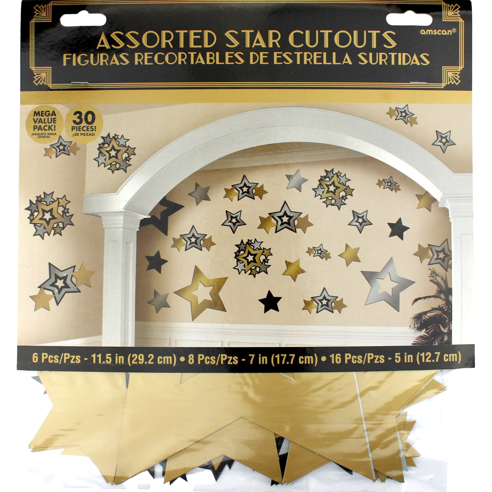 Assorted Hollywood Star Cutouts (Pack of 30) | Hollywood | Themed Party ...