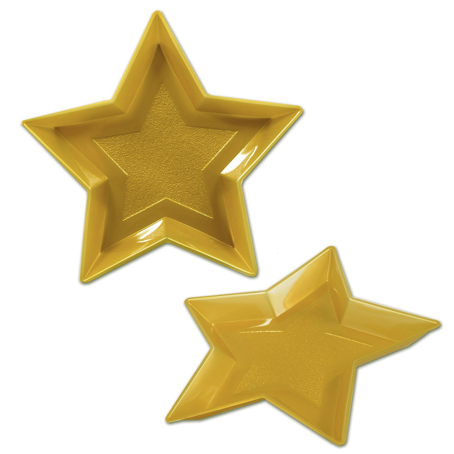 Plastic Gold Star Tray | Hollywood | Themed Party Supplies - Discount ...