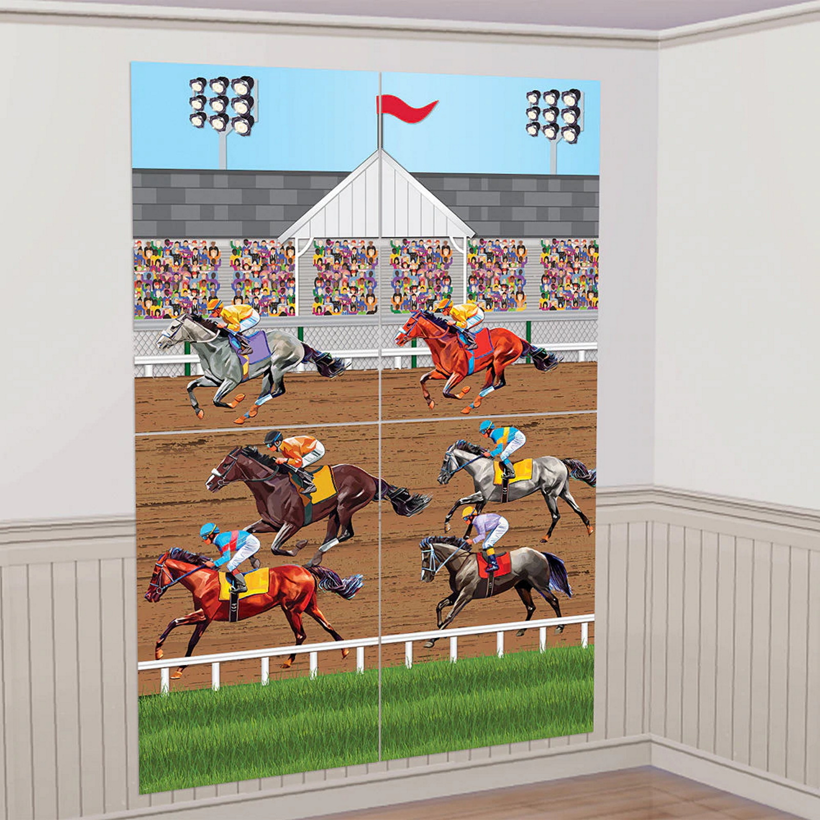 Derby Day Horse Racing Wall Decorating Kit | Horse Racing | Themed ...
