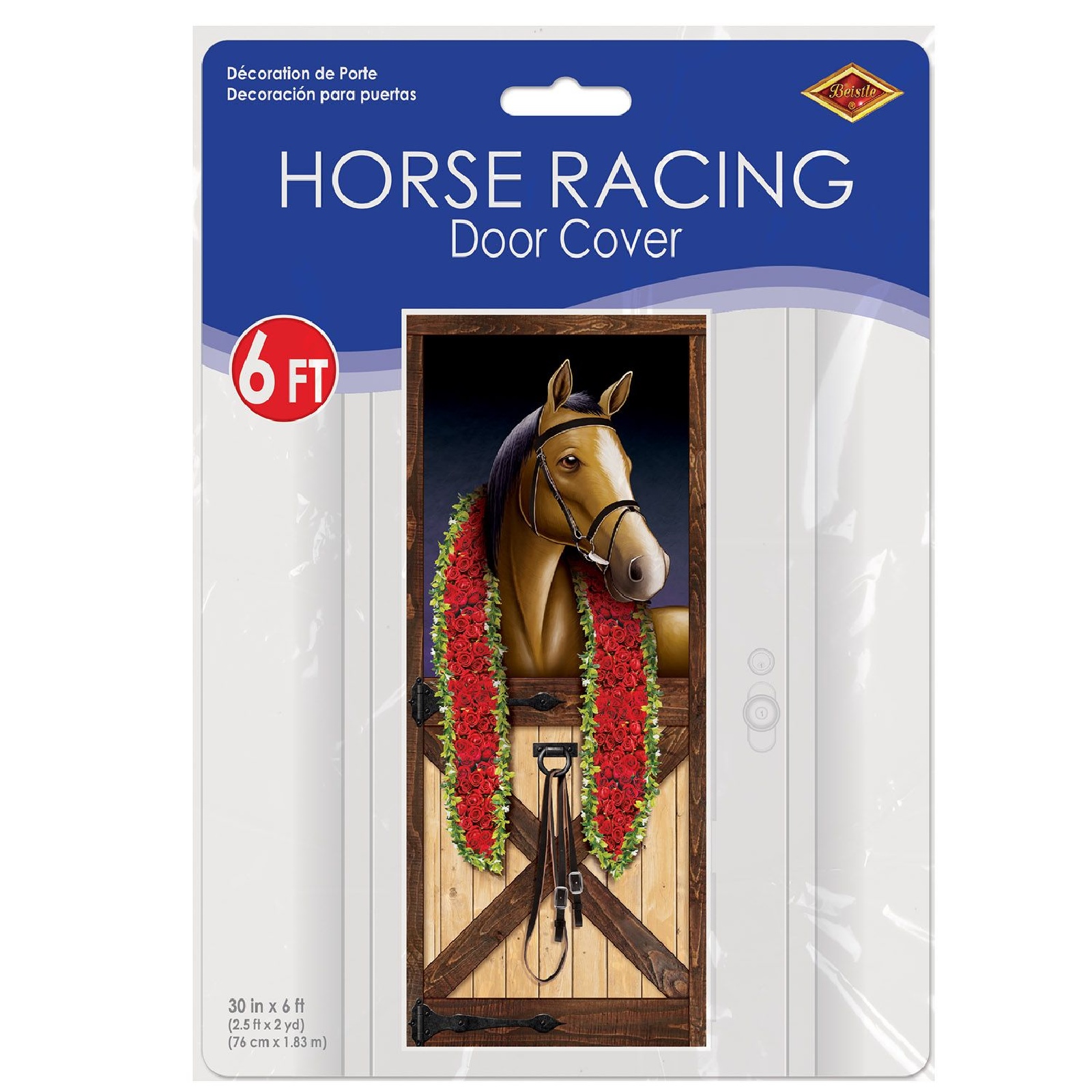 Horse Racing Door Cover | Horse Racing Party Supplies | Themed Party ...