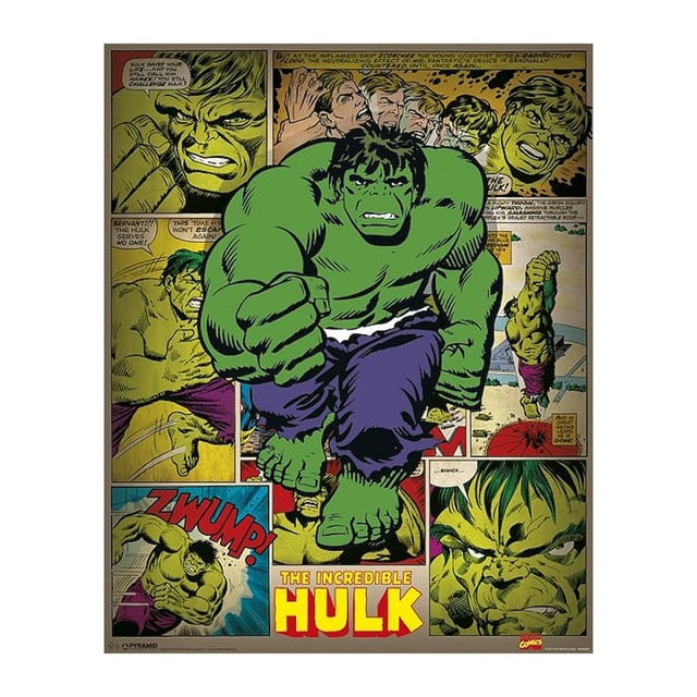 hulk poster comic