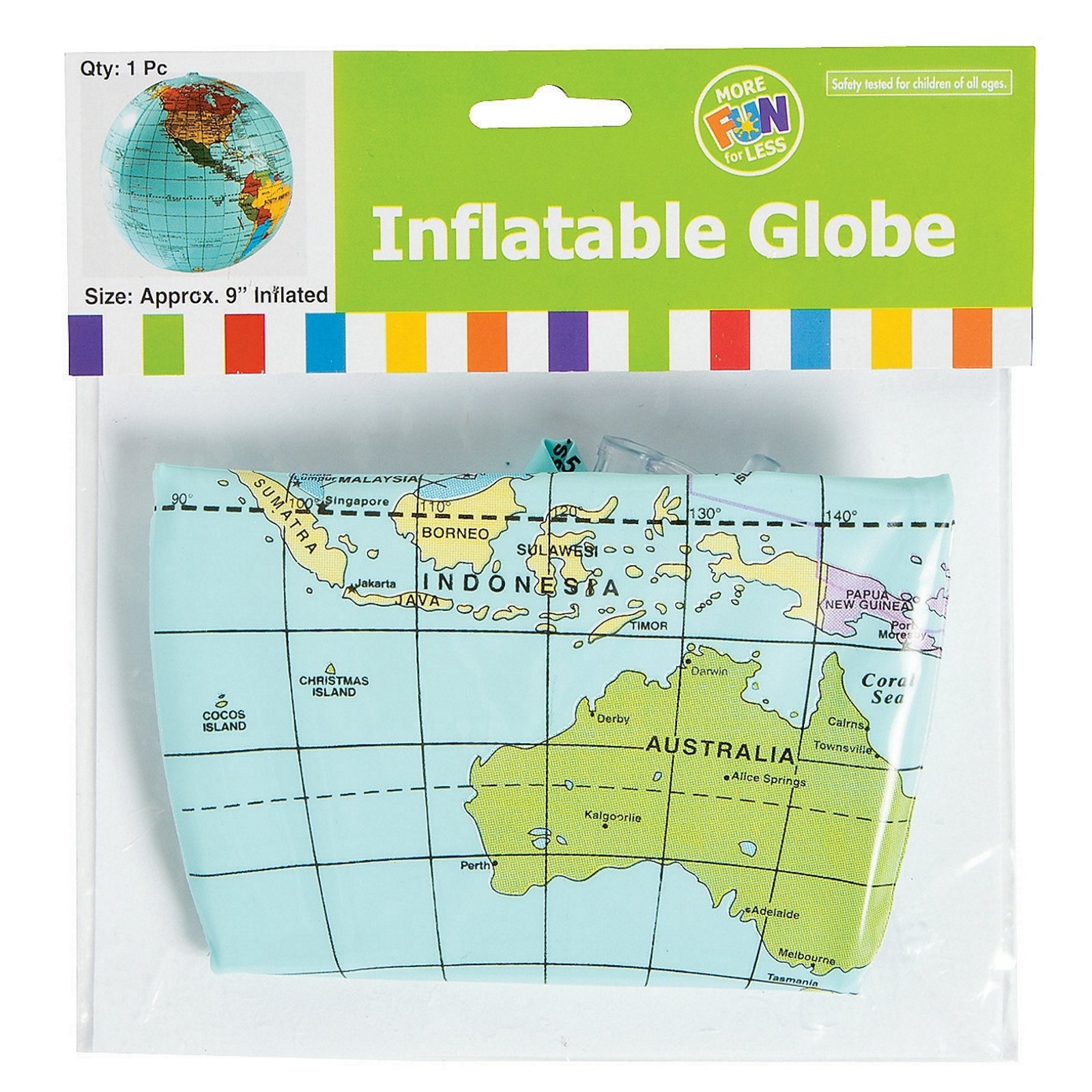 Inflatable World Globe | International | Themed Party Supplies ...