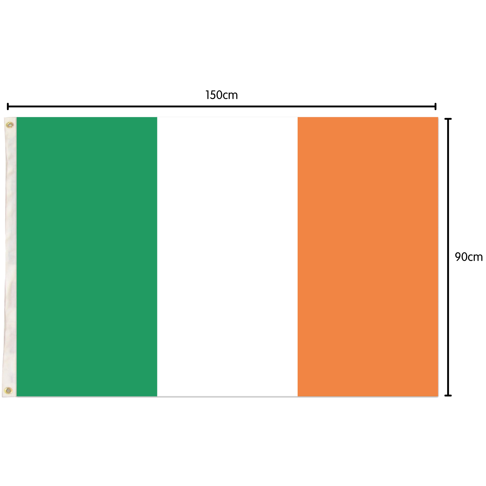 Irish Flag 150cm x 90cm | Discount Party Supplies - Discount Party Supplies