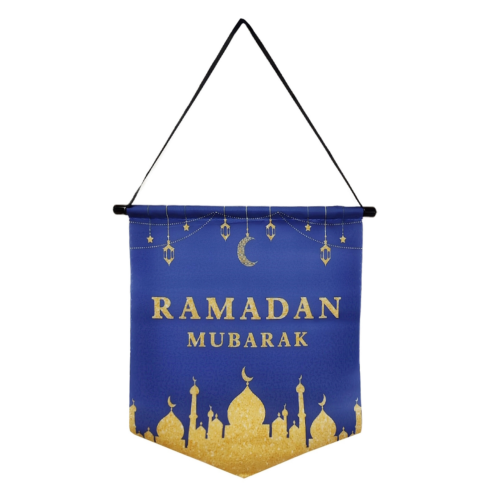 Ramadan Mubarak Fabric Hanging Sign - Discount Party Supplies