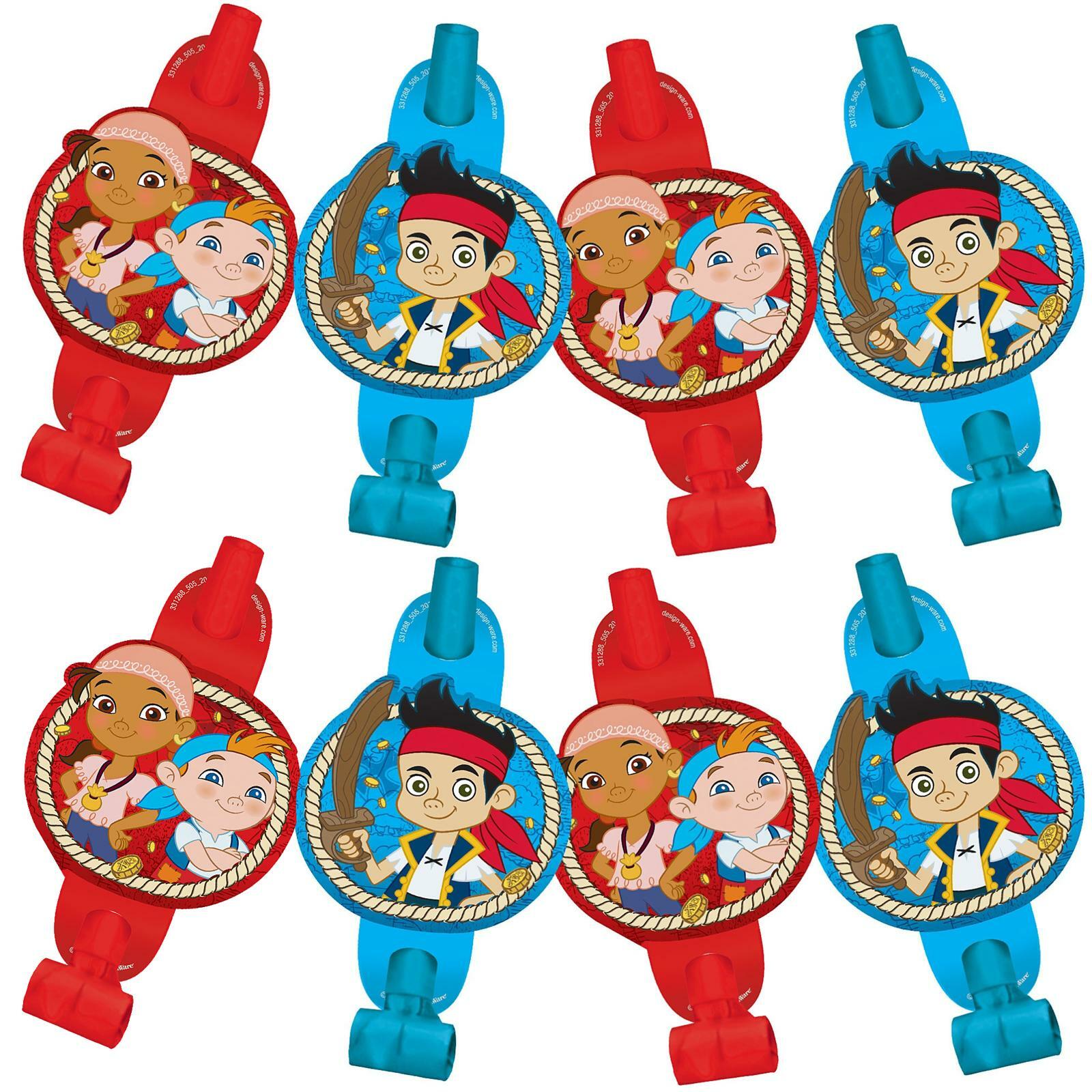 Jake and the Never Land Pirates Party Blowers (Pack of 8) [JNPFABL02 ...